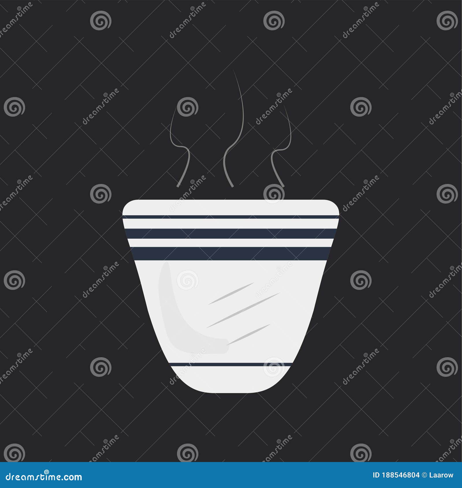 Arabic Coffee Cup with Designs Stock Vector - Illustration of bahrain ...