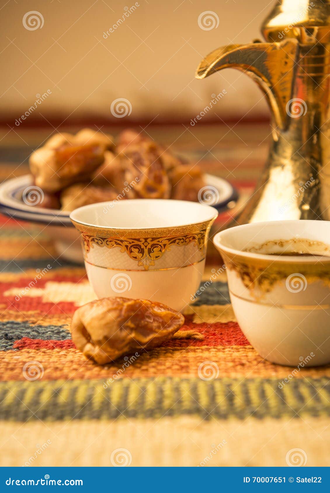 Arabic coffee stock image. Image of custom, gulf, front - 70007651