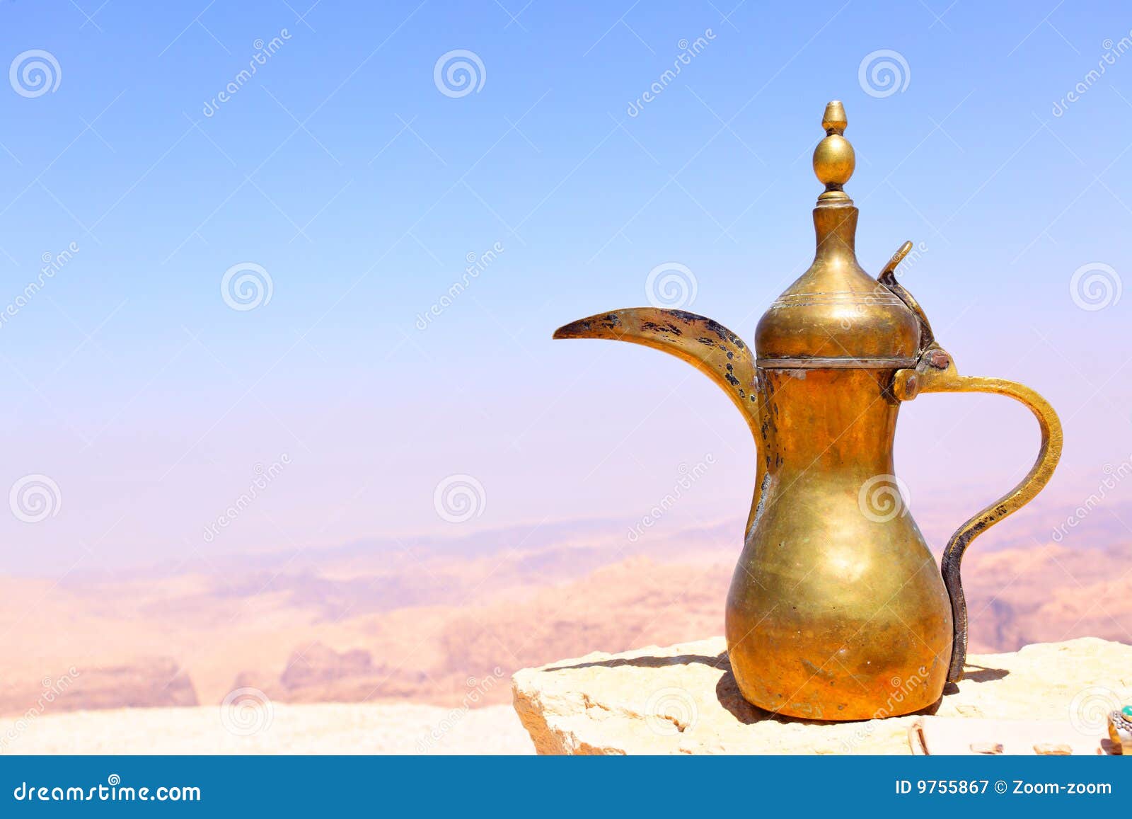 Arabic coffee pot stock image. Image of keepsake, arab - 9755867