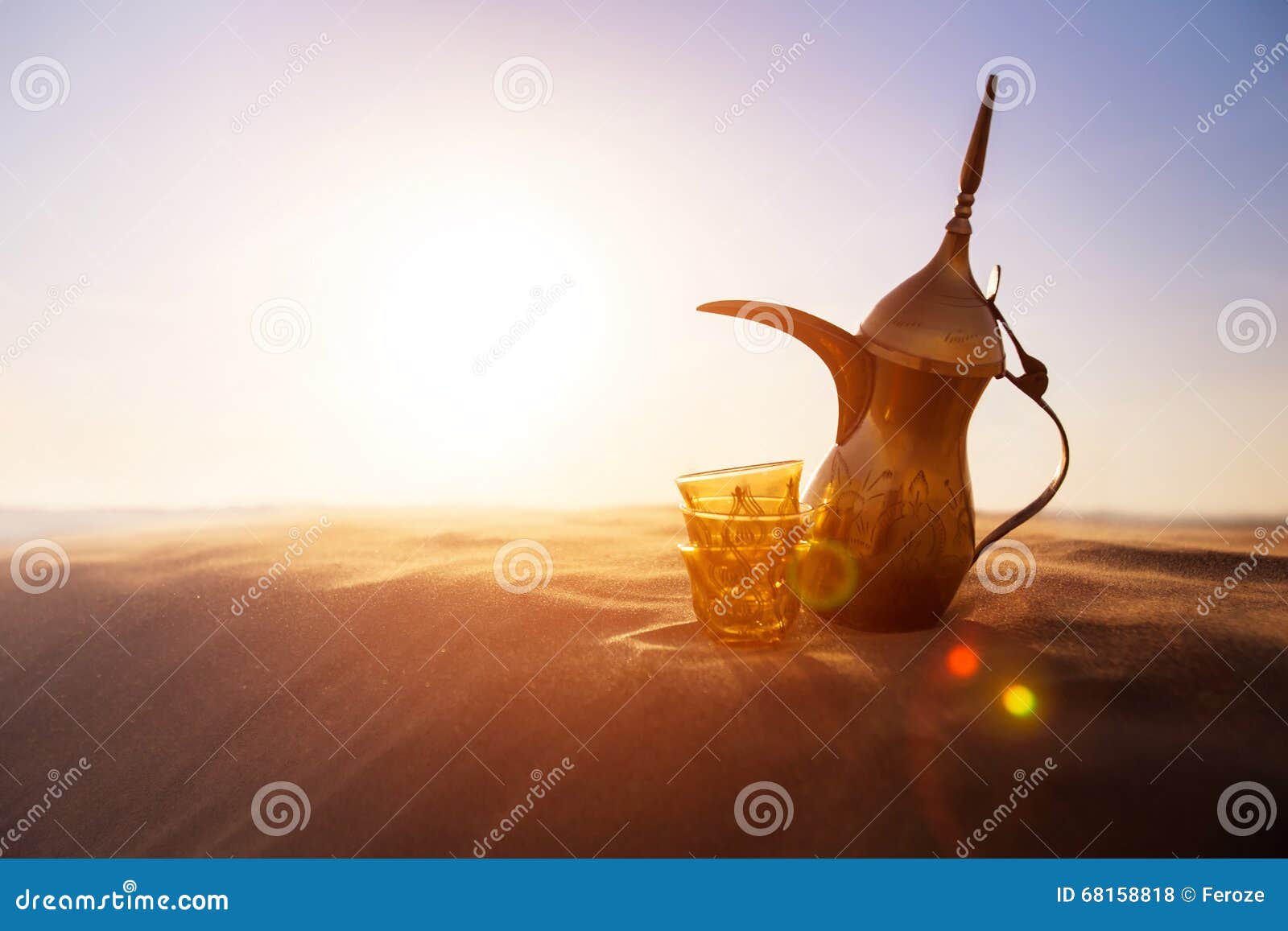 Arabic Coffee Pot `Dallah`and Date Fruit Royalty-Free Stock Photography ...