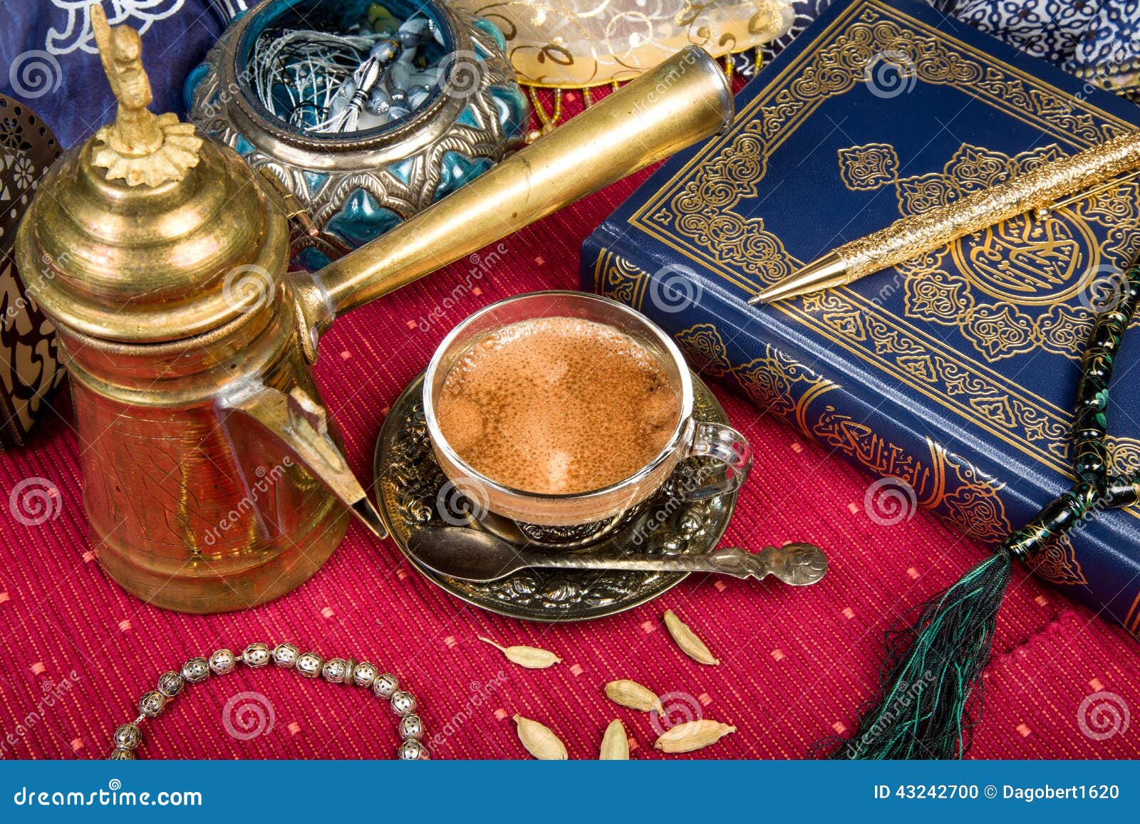 Arabic coffee stock photo. Image of brown, quran, tasty - 43242700