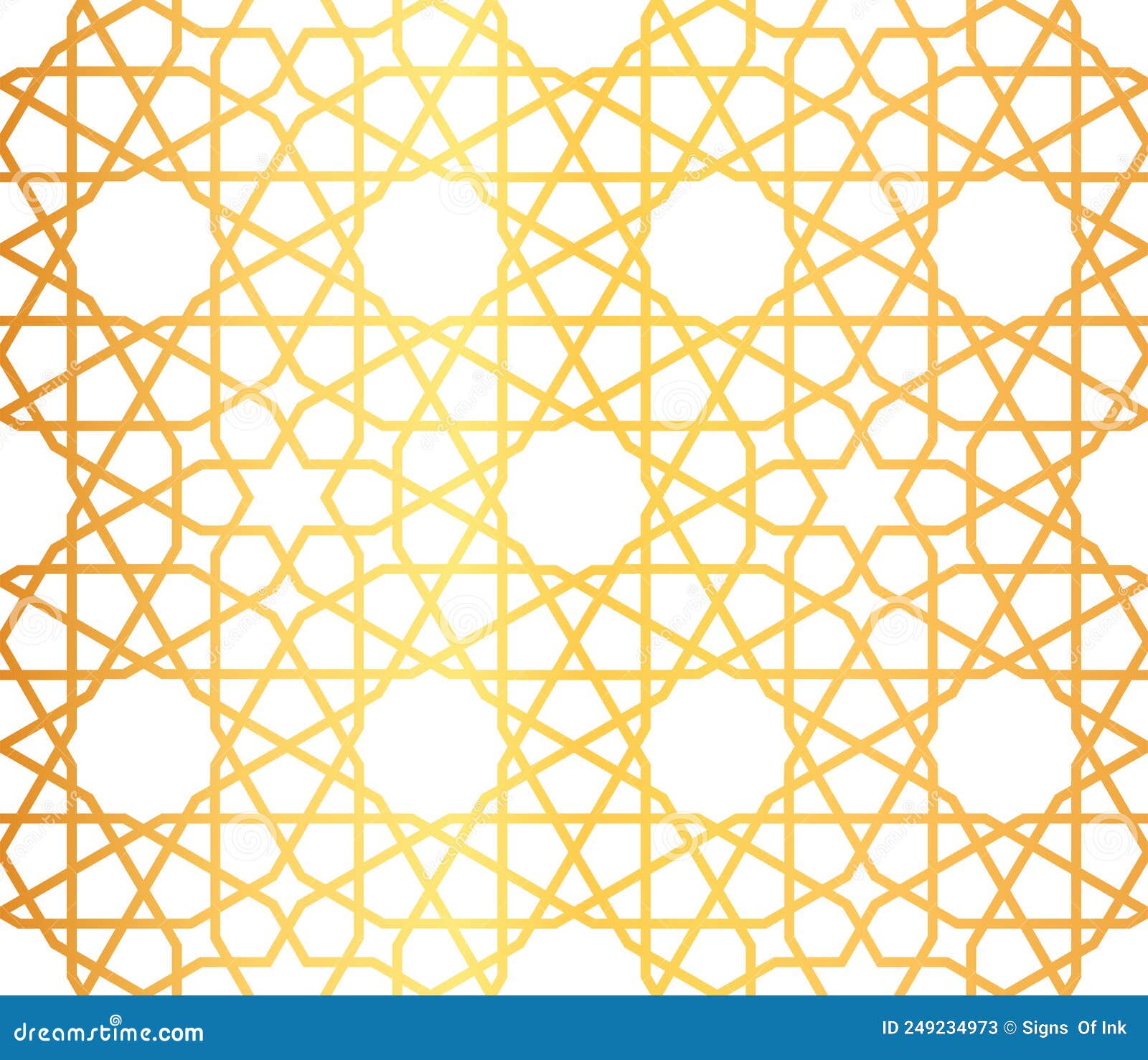 Islamic Pattern of Seamless Geometry Lines Stock Vector - Illustration ...