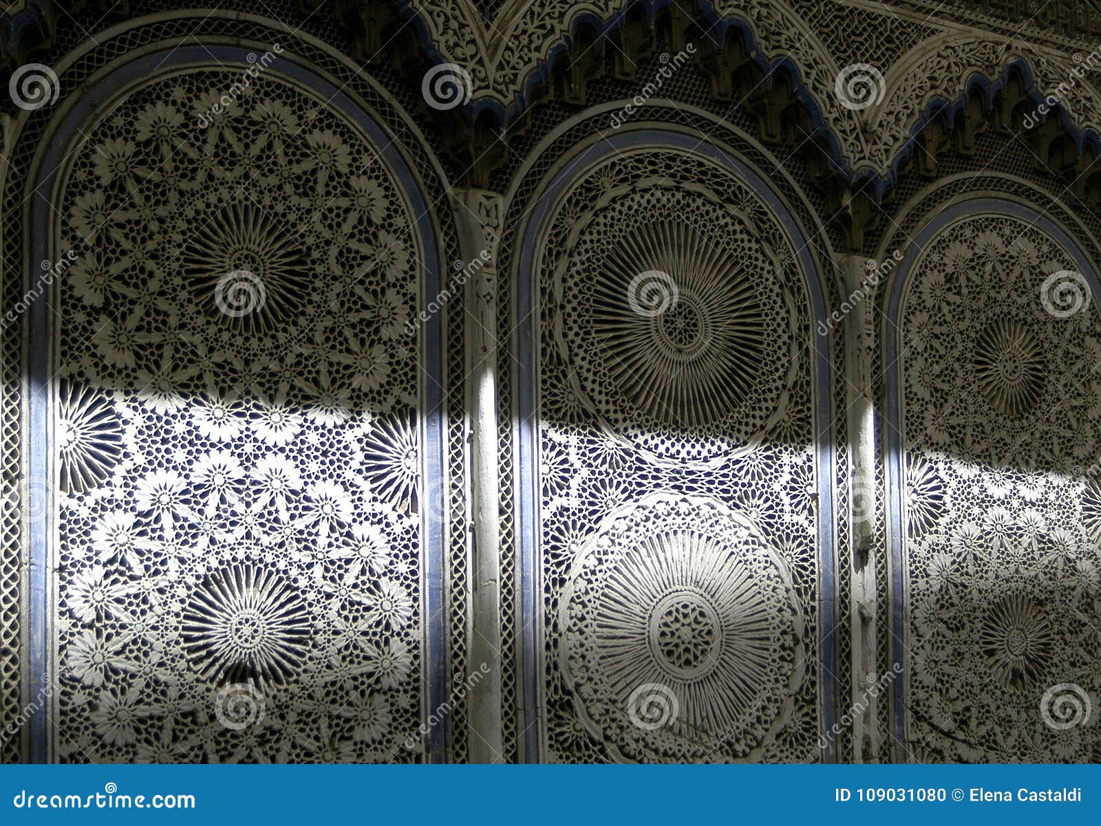 Arabic decoration wall stock photo. Image of historic - 109031080