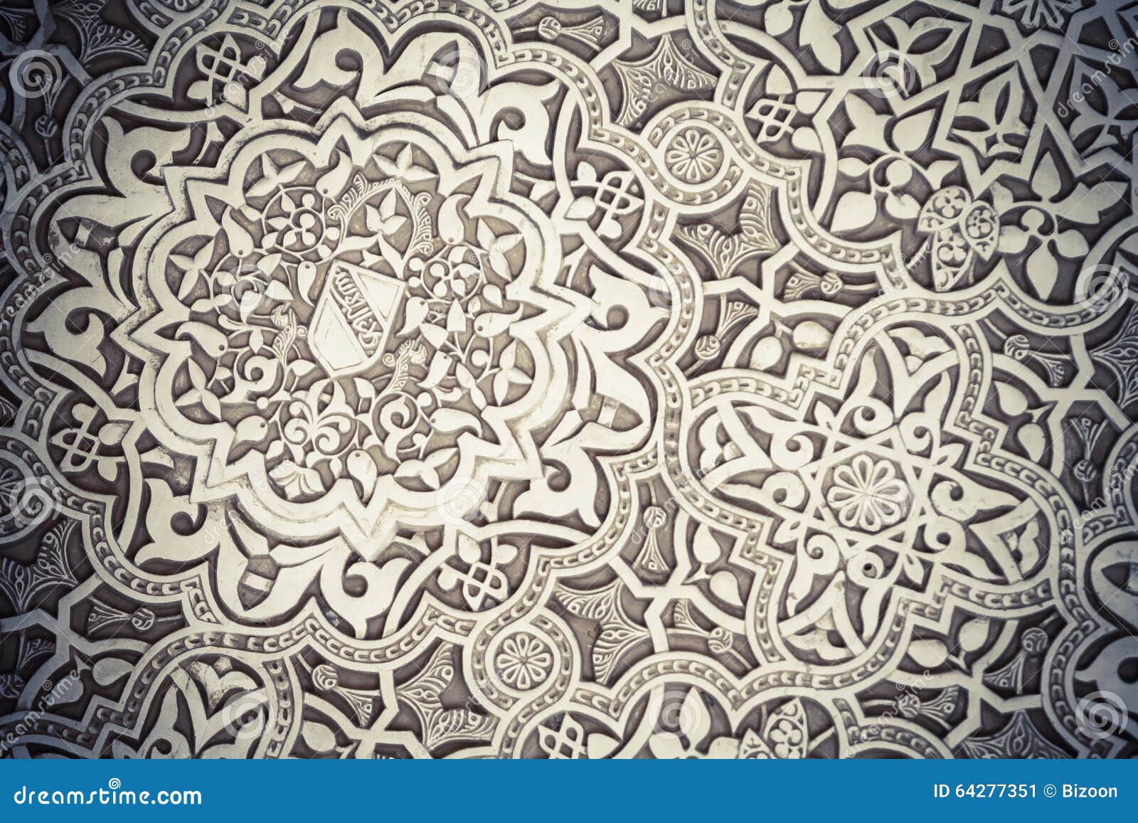 Arabic decorations detail stock image. Image of retro - 64277351