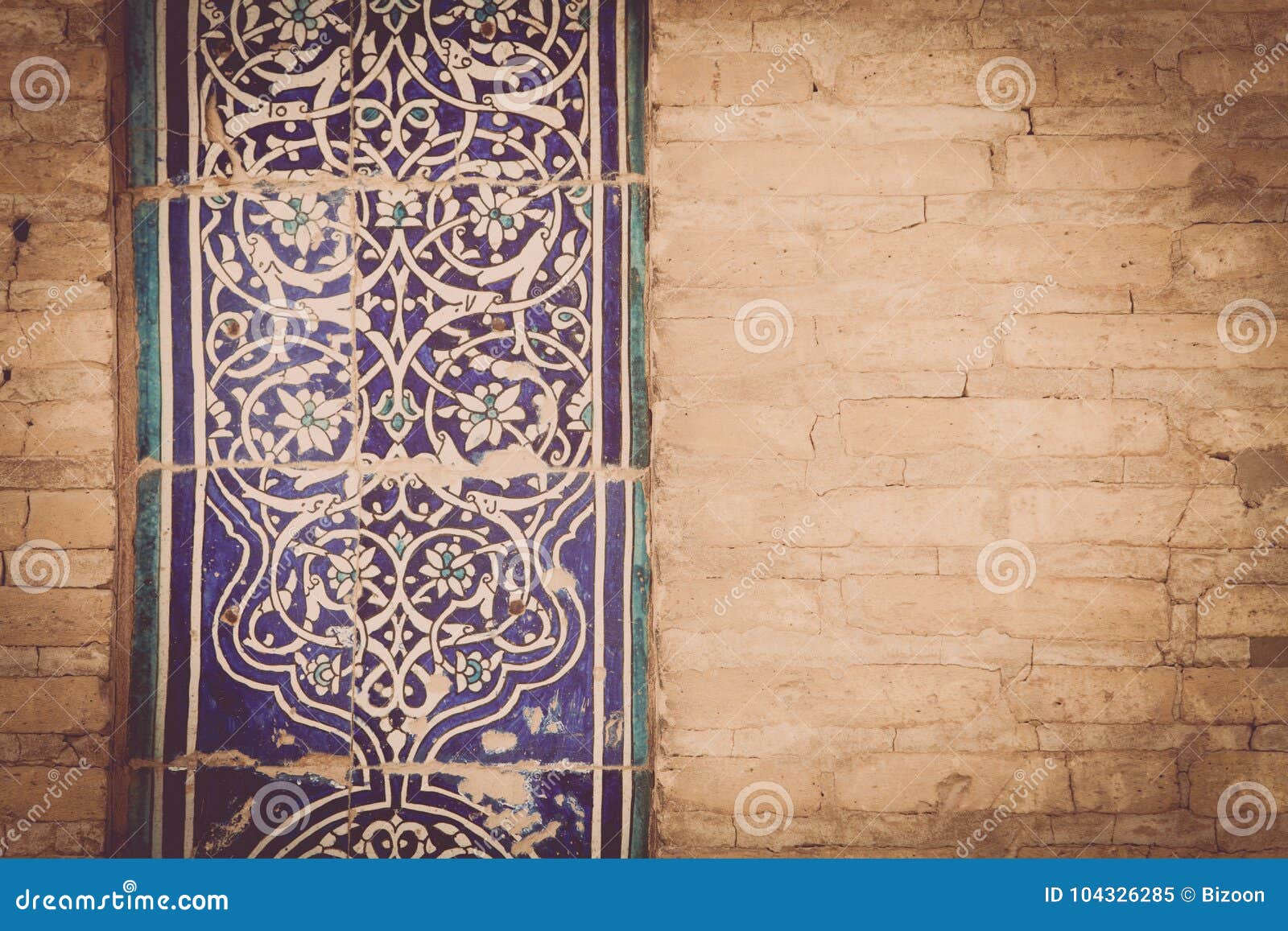Arabic Decorations on a Wall Stock Image - Image of wall, muslim: 104326285