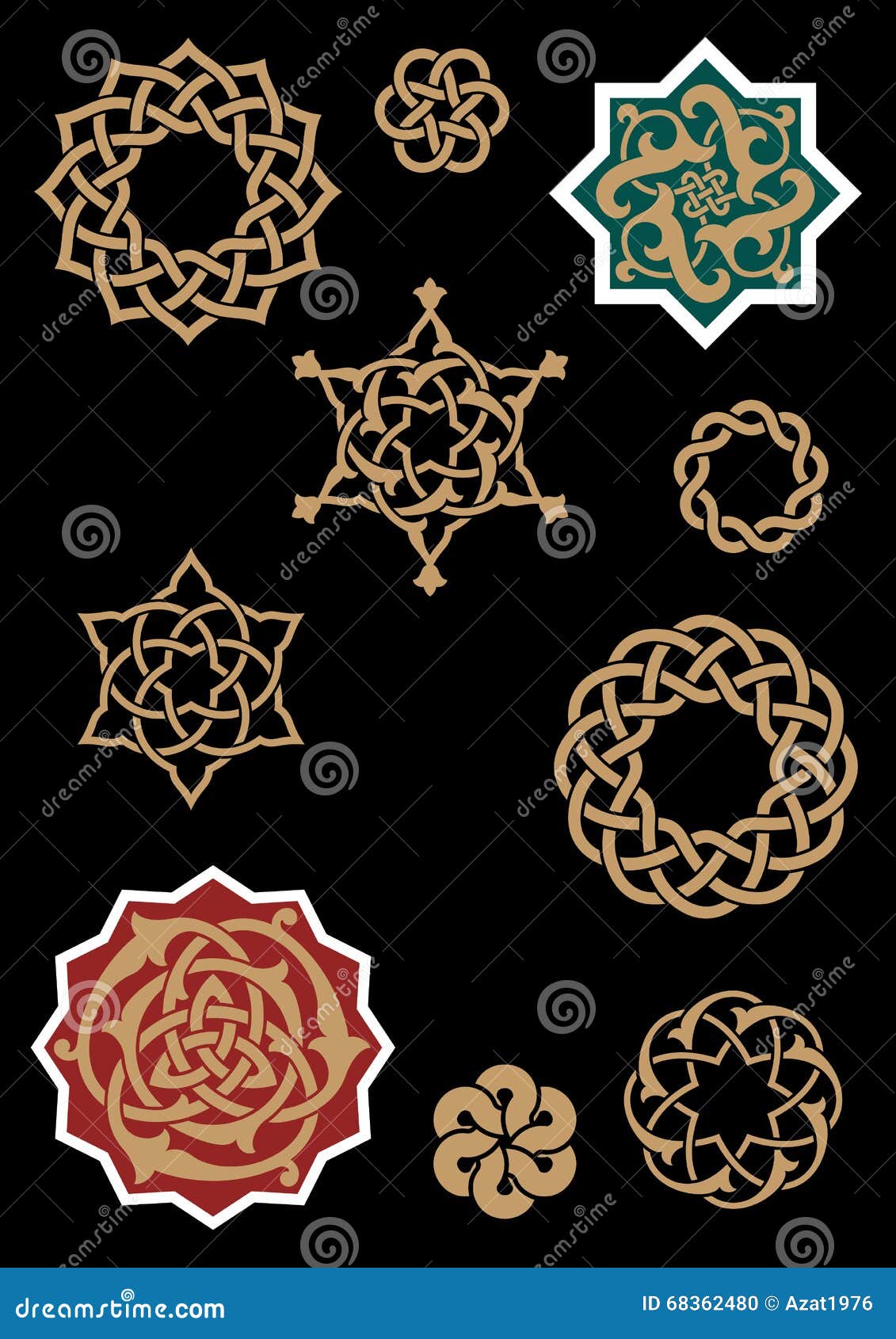 Arabic Design Elements Stock Illustrations – 53,948 Arabic Design ...