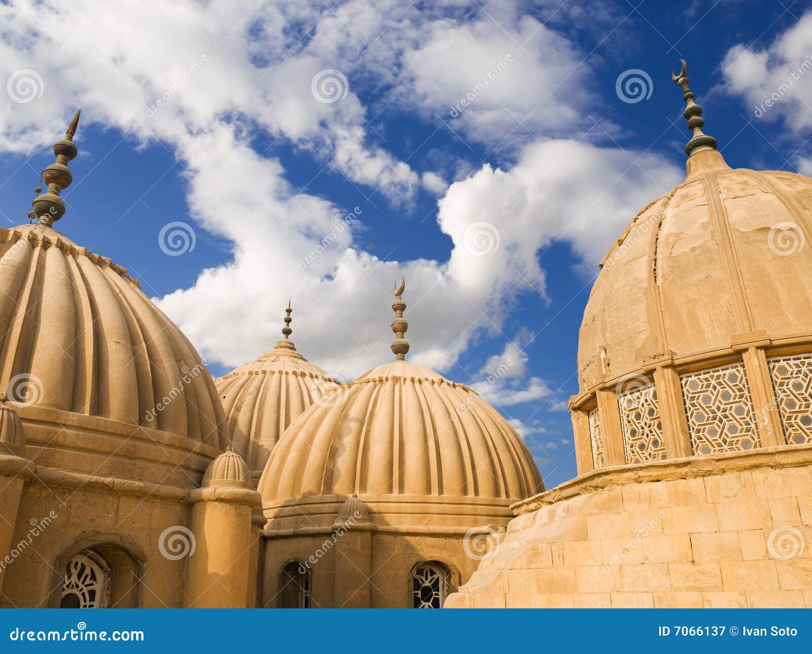 Arabic domes stock image. Image of africa, dome, cairo - 7066137
