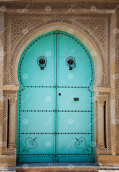 Arabic door stock image. Image of arch, islam, entrance - 20595095