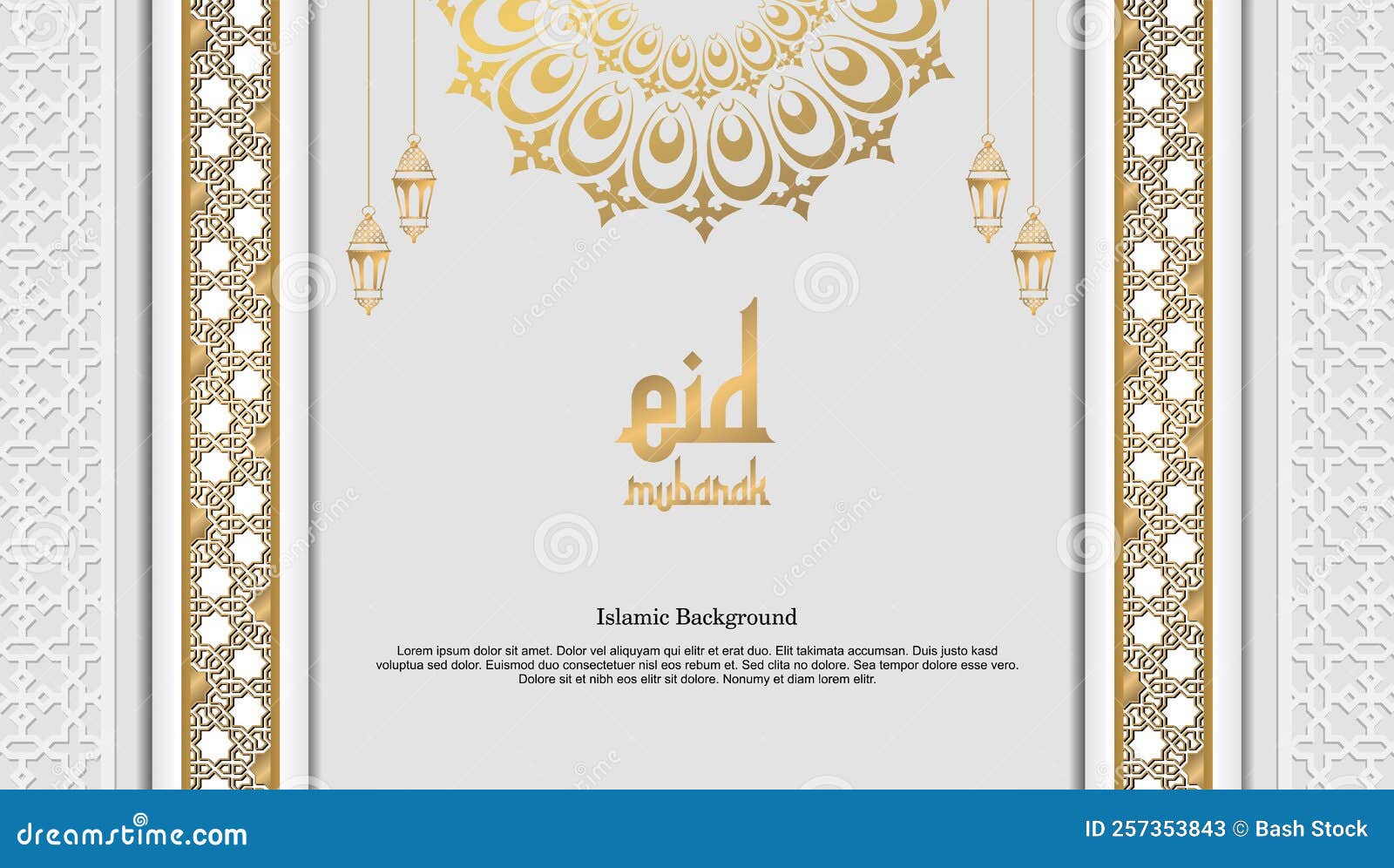 Arabic Elegant Luxury Ornamental Islamic Background with Islamic ...