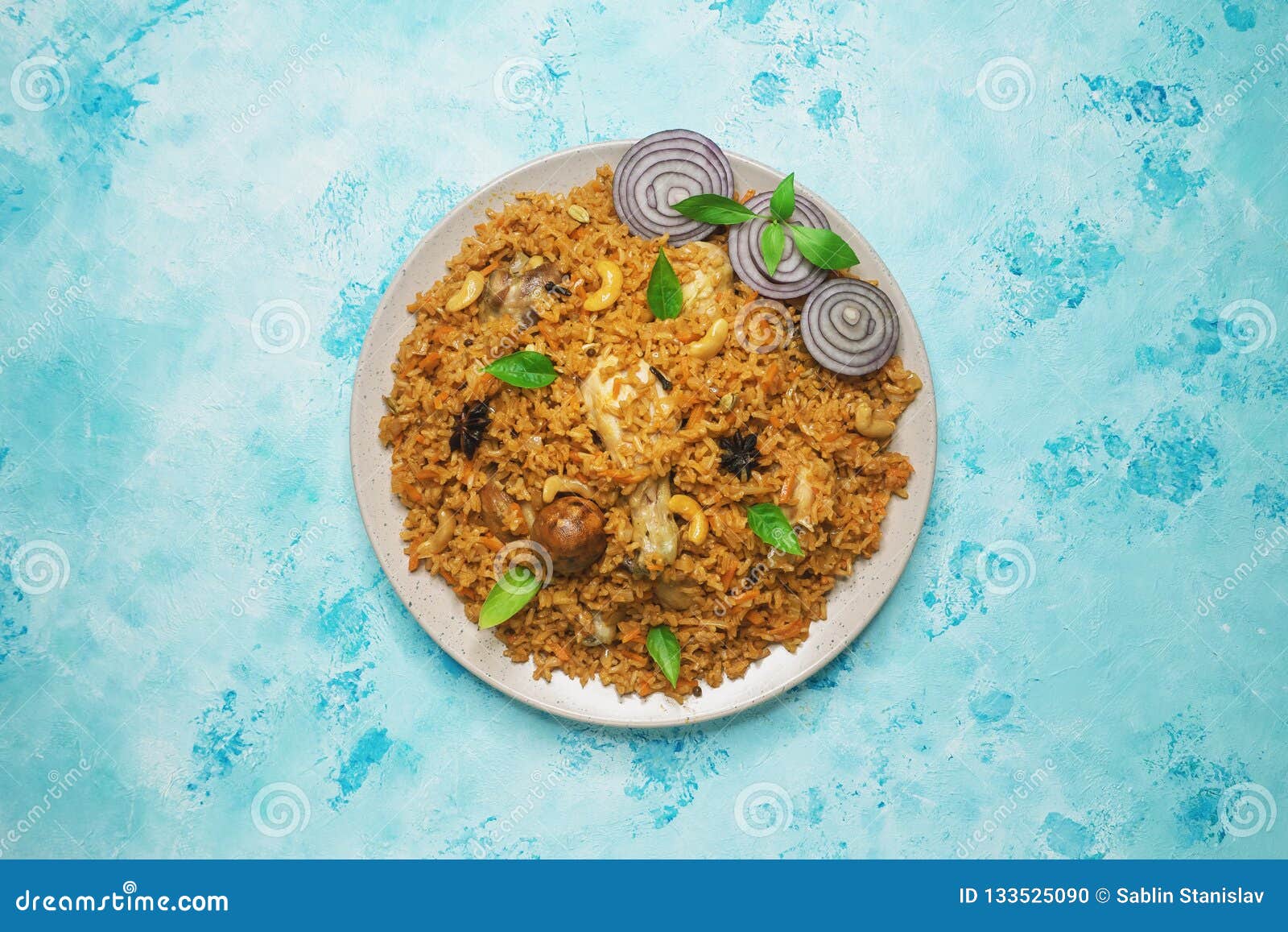 Arabic Mandy Chicken Rice Set Royalty-Free Stock Photography ...