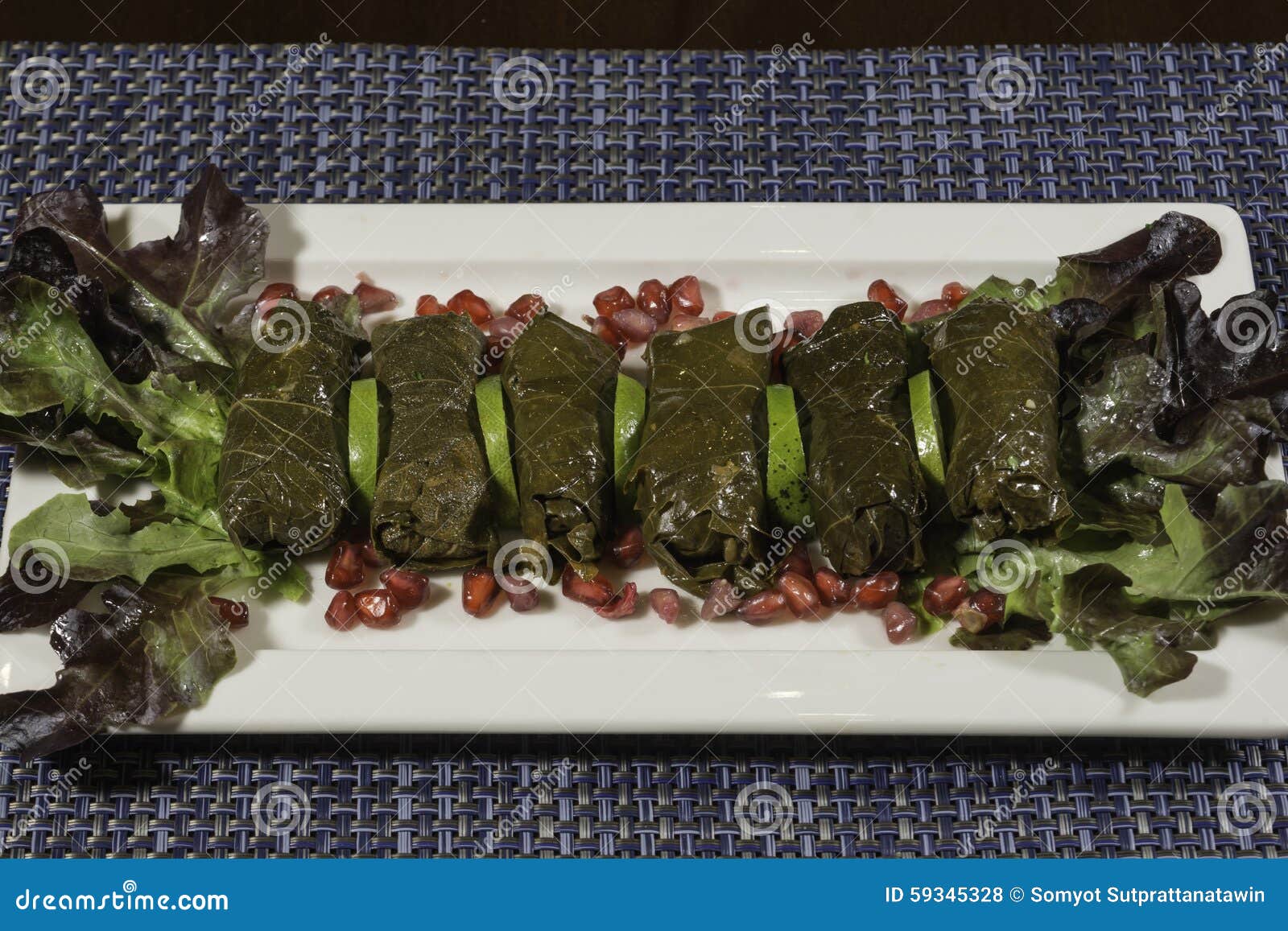 Arabic food set stock photo. Image of plate, vegetable - 59345328