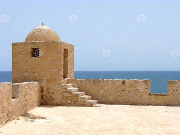 Arabic Fortification in Mahdia Stock Photo - Image of arabic, africa ...
