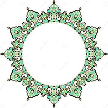 Arabic frame stock vector. Illustration of asia, repetitive - 32574879