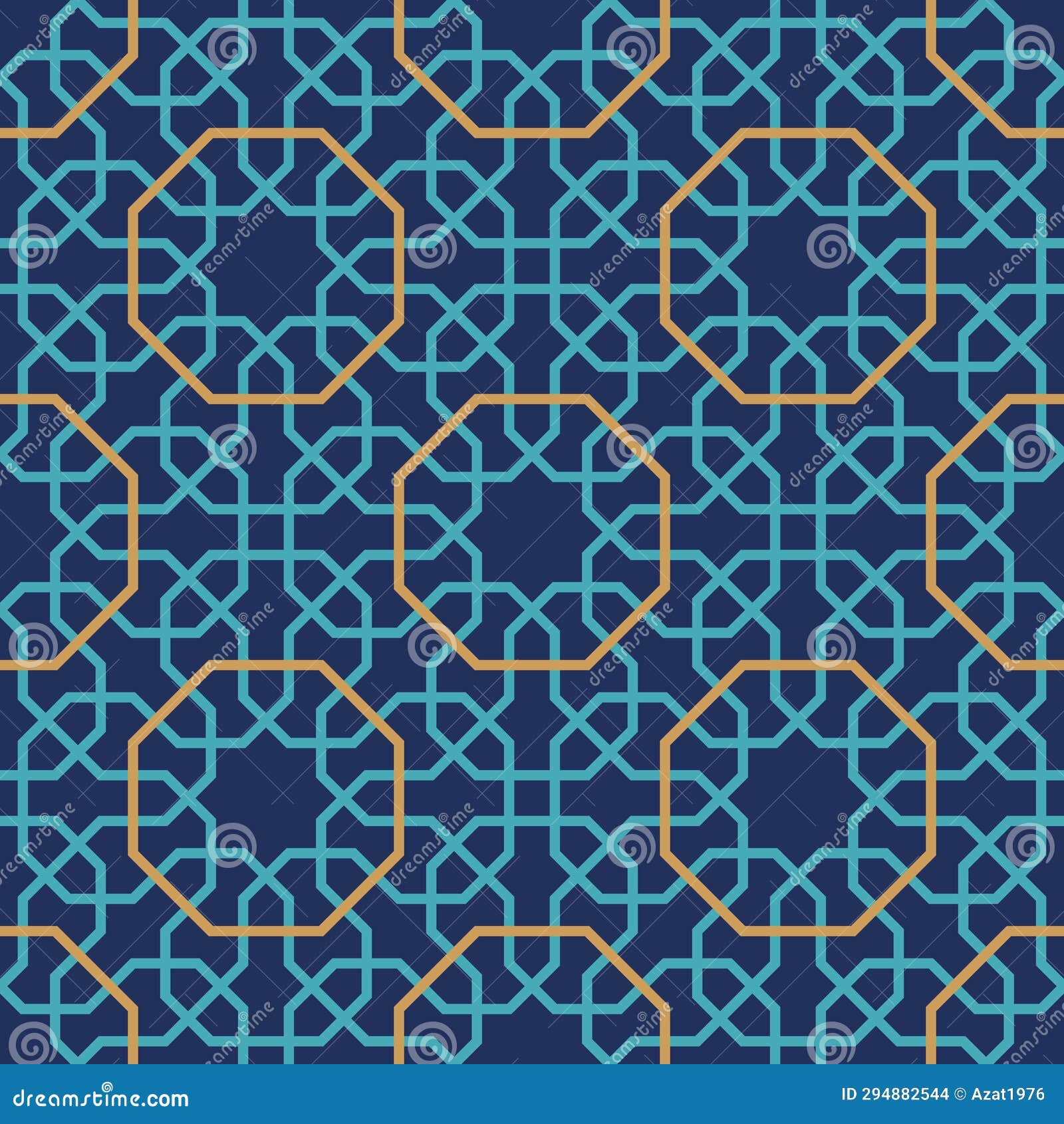 Arabic Geometric Seamless Pattern. Traditional Islamic Background ...