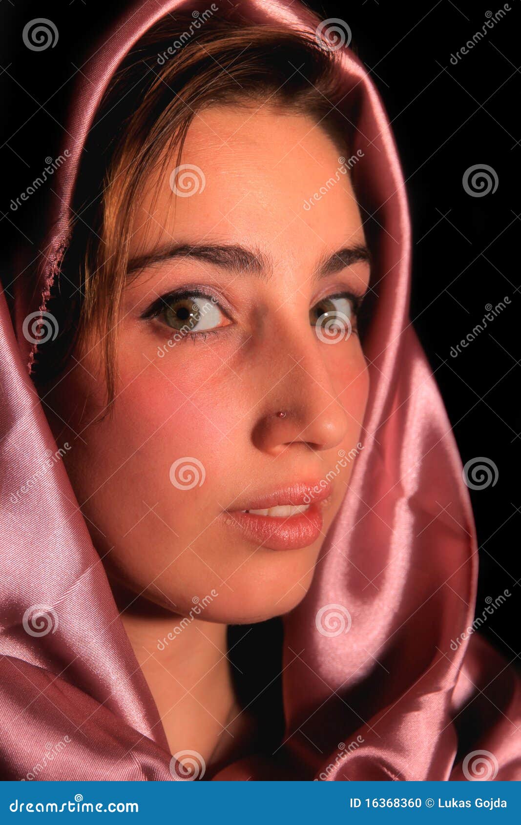Arabic girl stock photo. Image of intense, muslim, person - 16368360