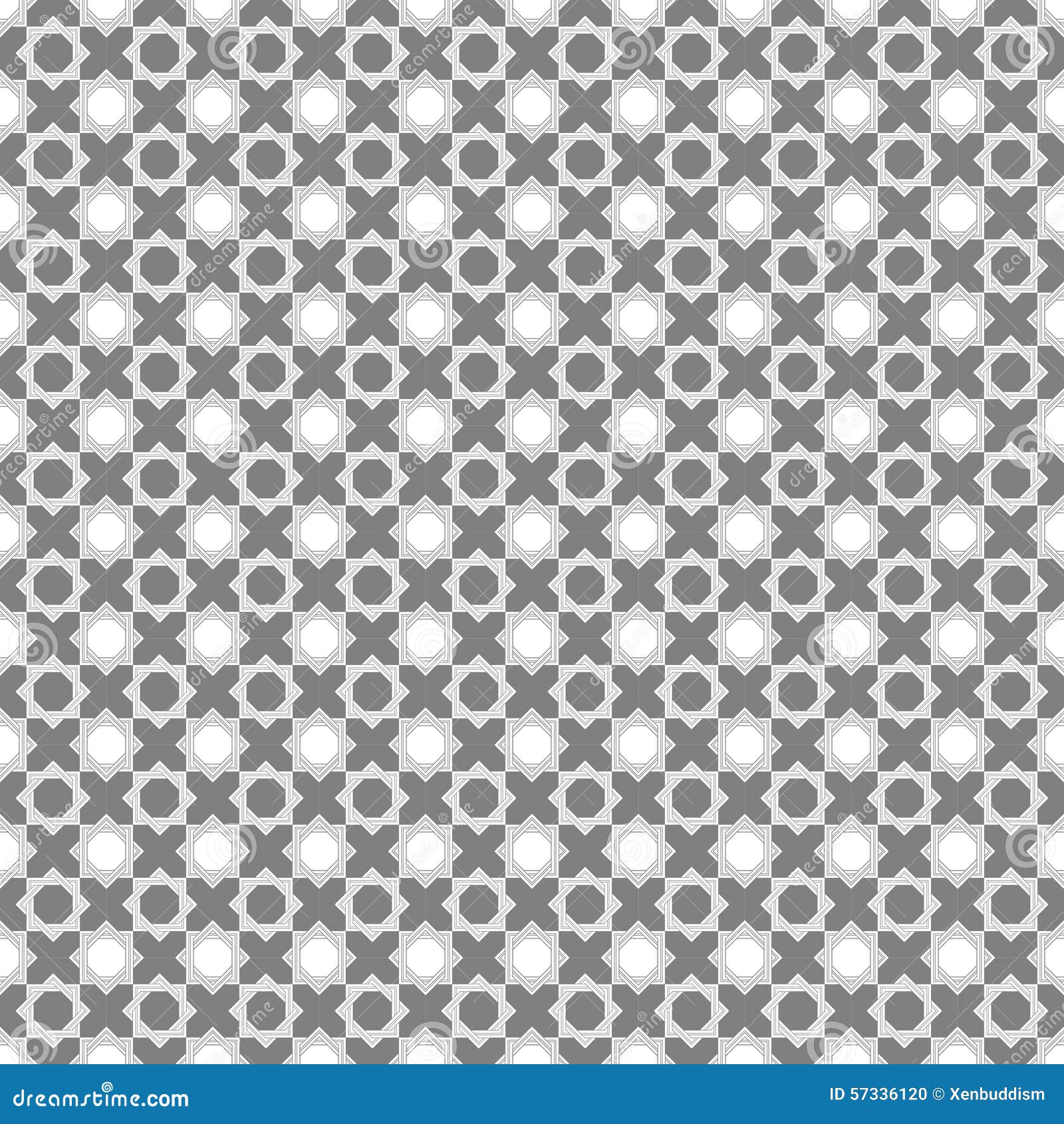 Arabic Graycolor Geometric Pattern Stock Illustration - Illustration of ...