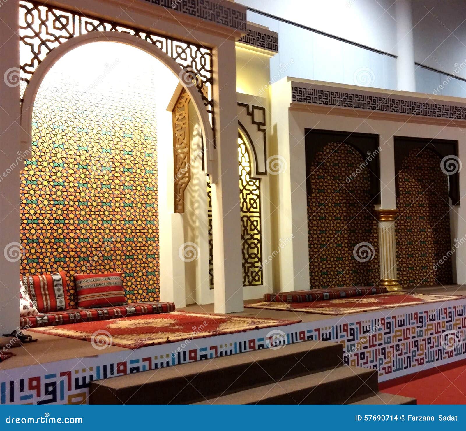 Arabic home stock photo. Image of empty, pillows, arabic - 57690714