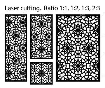 Arabic Islamic Decorative Wall, Screen, Panel Pattern with Stars ...