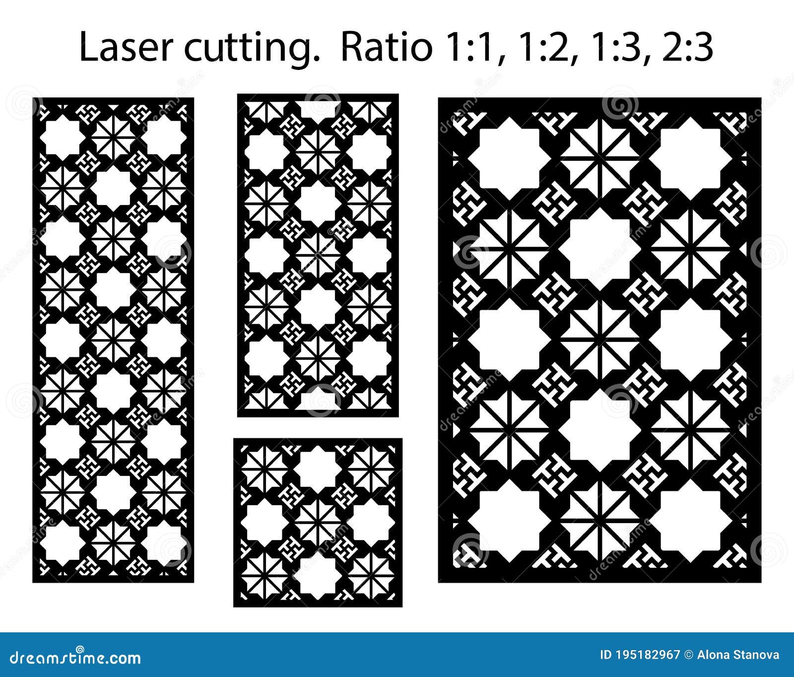 Arabic Islamic Decorative Wall, Screen, Panel Pattern with Stars ...