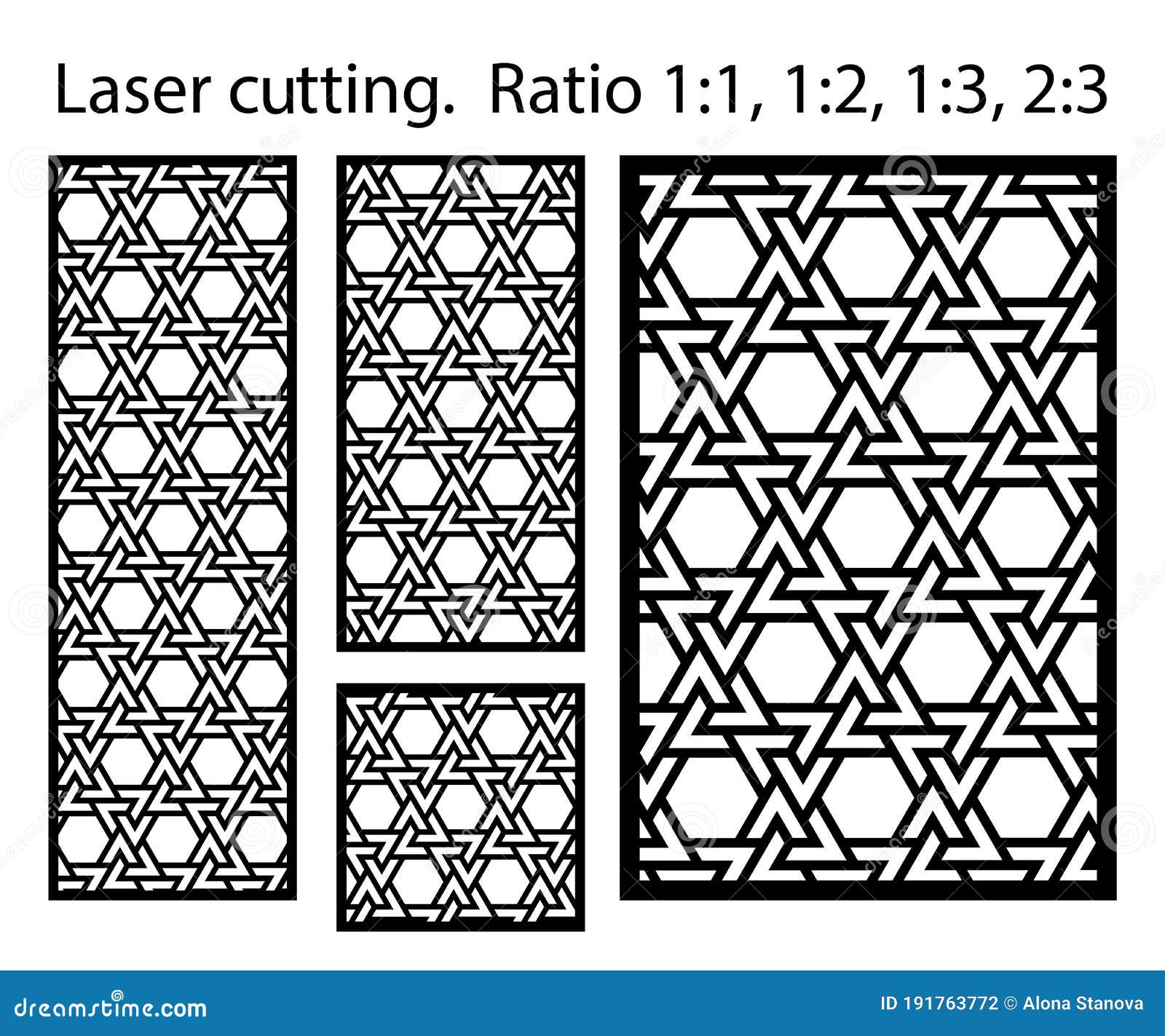 Arabic Islamic Decorative Wall, Screen, Panel Pattern with Stars ...