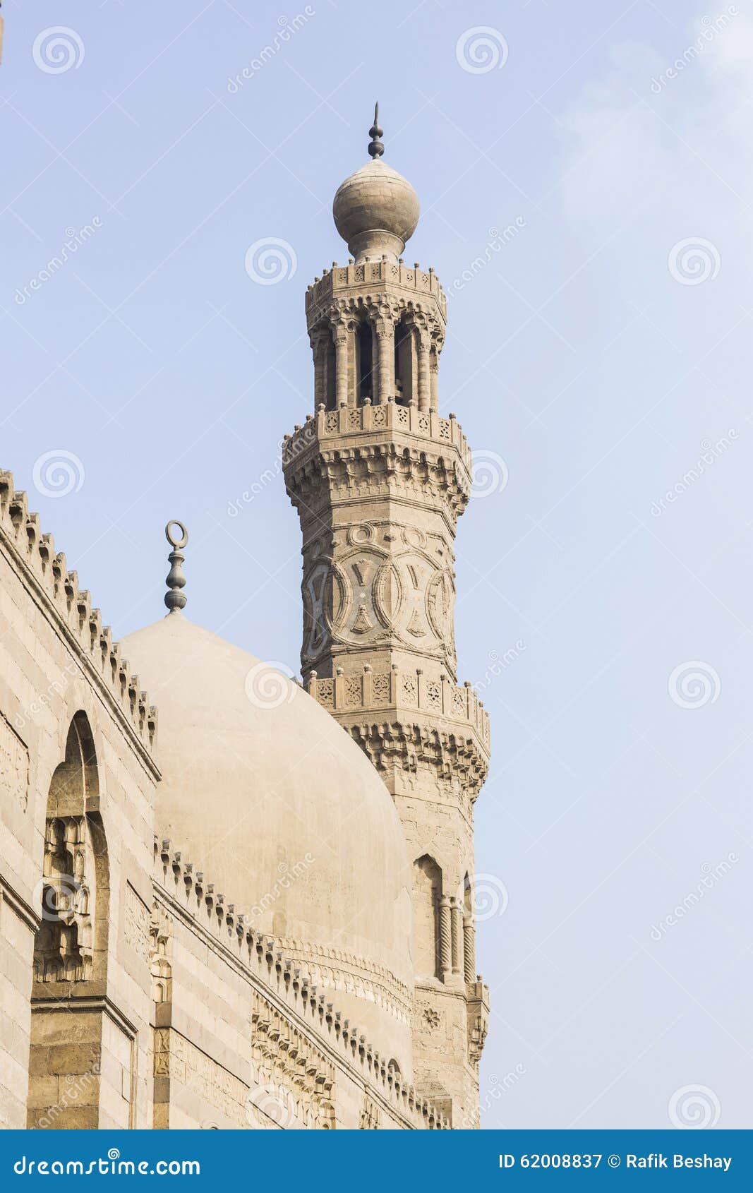 Arabic Islamic Mosque in Cairo Egypt Stock Image - Image of cairo ...