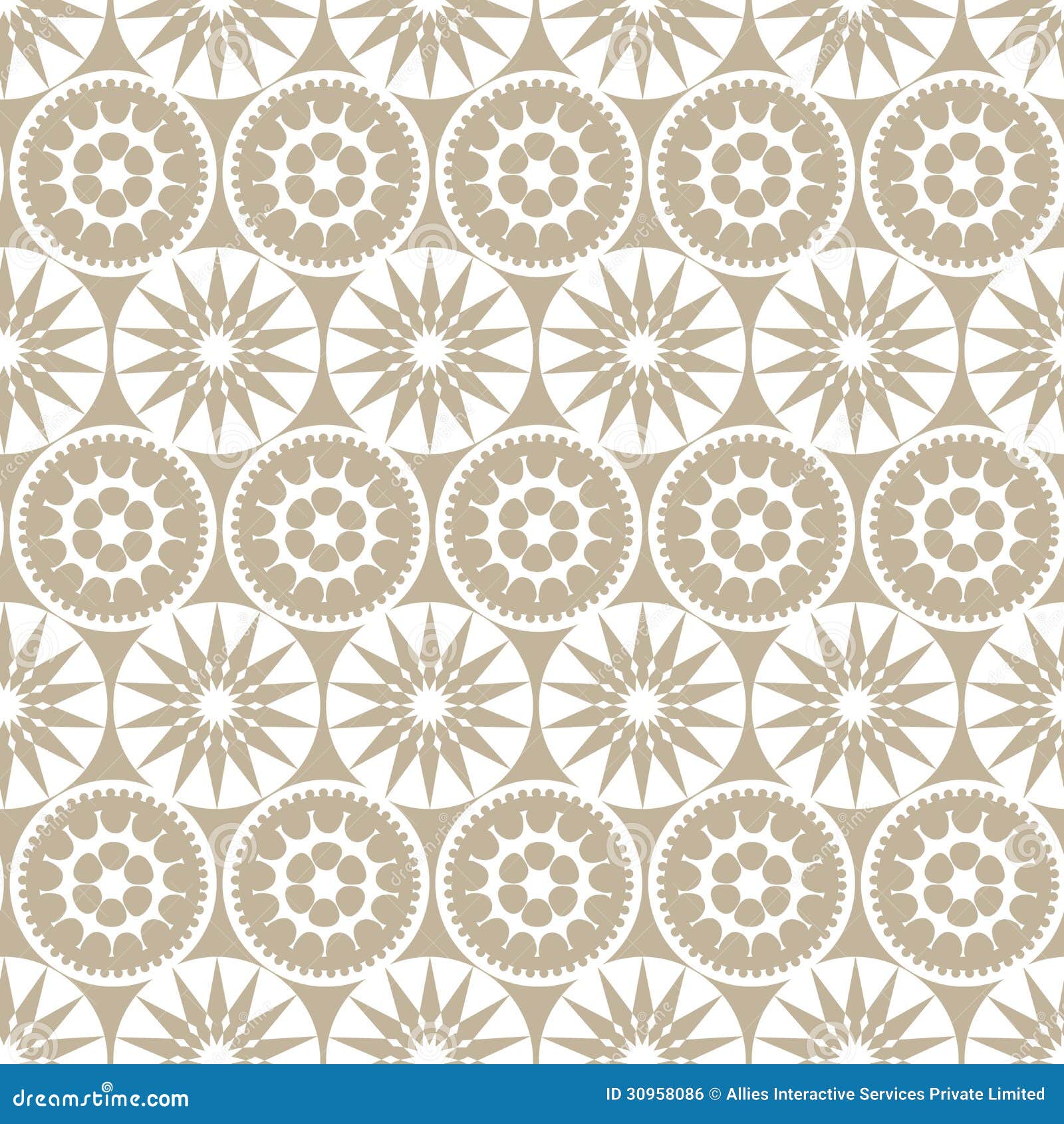 Arabic or Islamic Ornaments Pattern Stock Illustration - Illustration ...