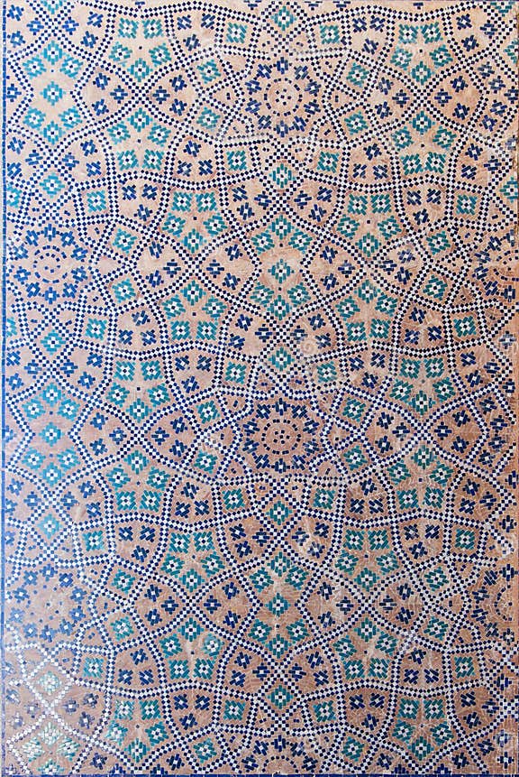 Arabic and Islamic Style Mosque Mosaic and Pattern Geometric Stock ...
