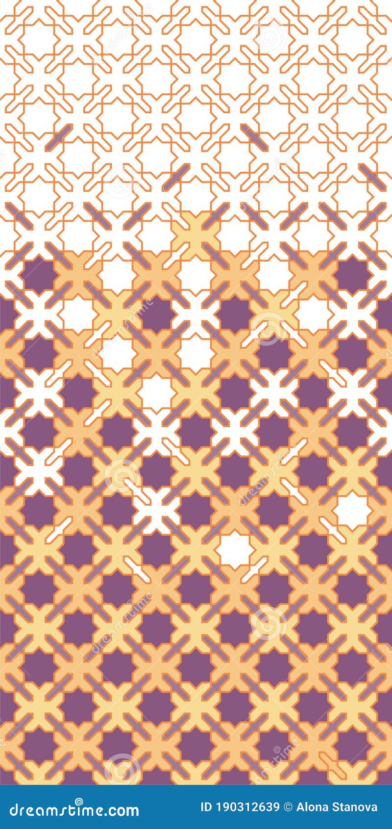 Arabic Islamic Vector Pattern, Border, Decor, Texture, Background. Geometric Halftone Pattern ...