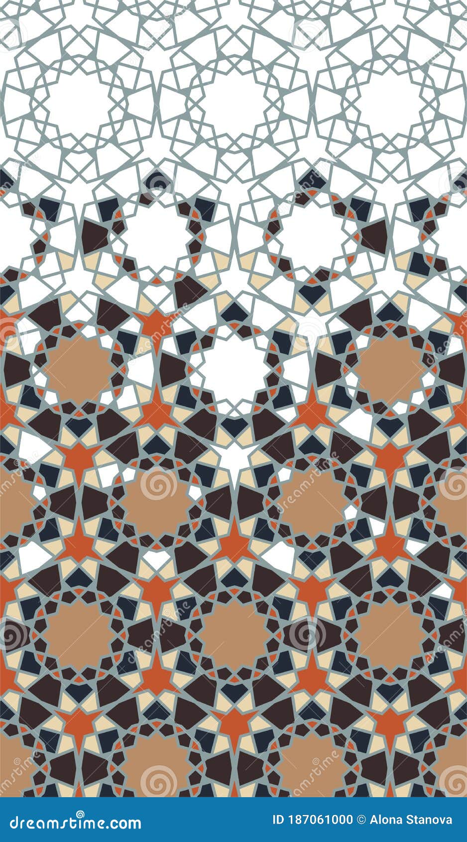Arabic Islamic Vector Pattern, Border, Decor, Texture, Background. Geometric Halftone Pattern ...