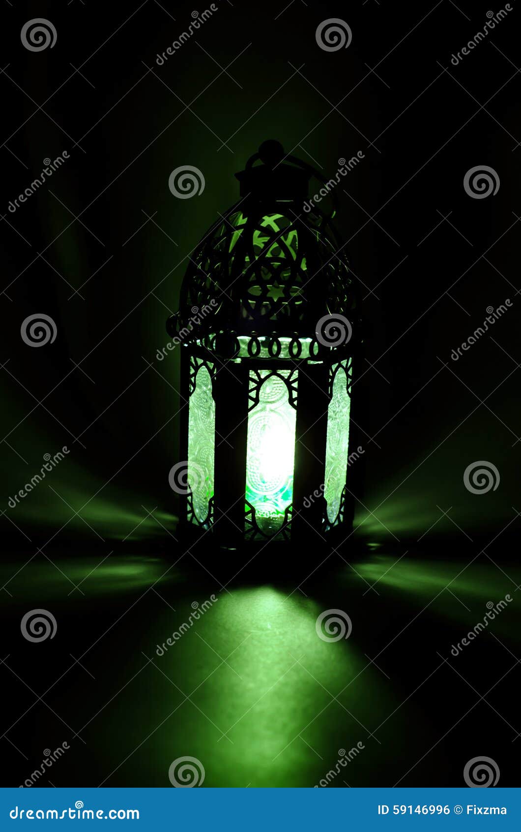 Arabic Lamp with Beautiful Lights Stock Photo - Image of east ...