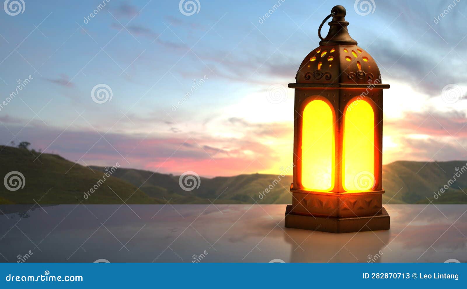 Arabic Lamp with Bright Light Stock Image - Image of holy, symbol ...