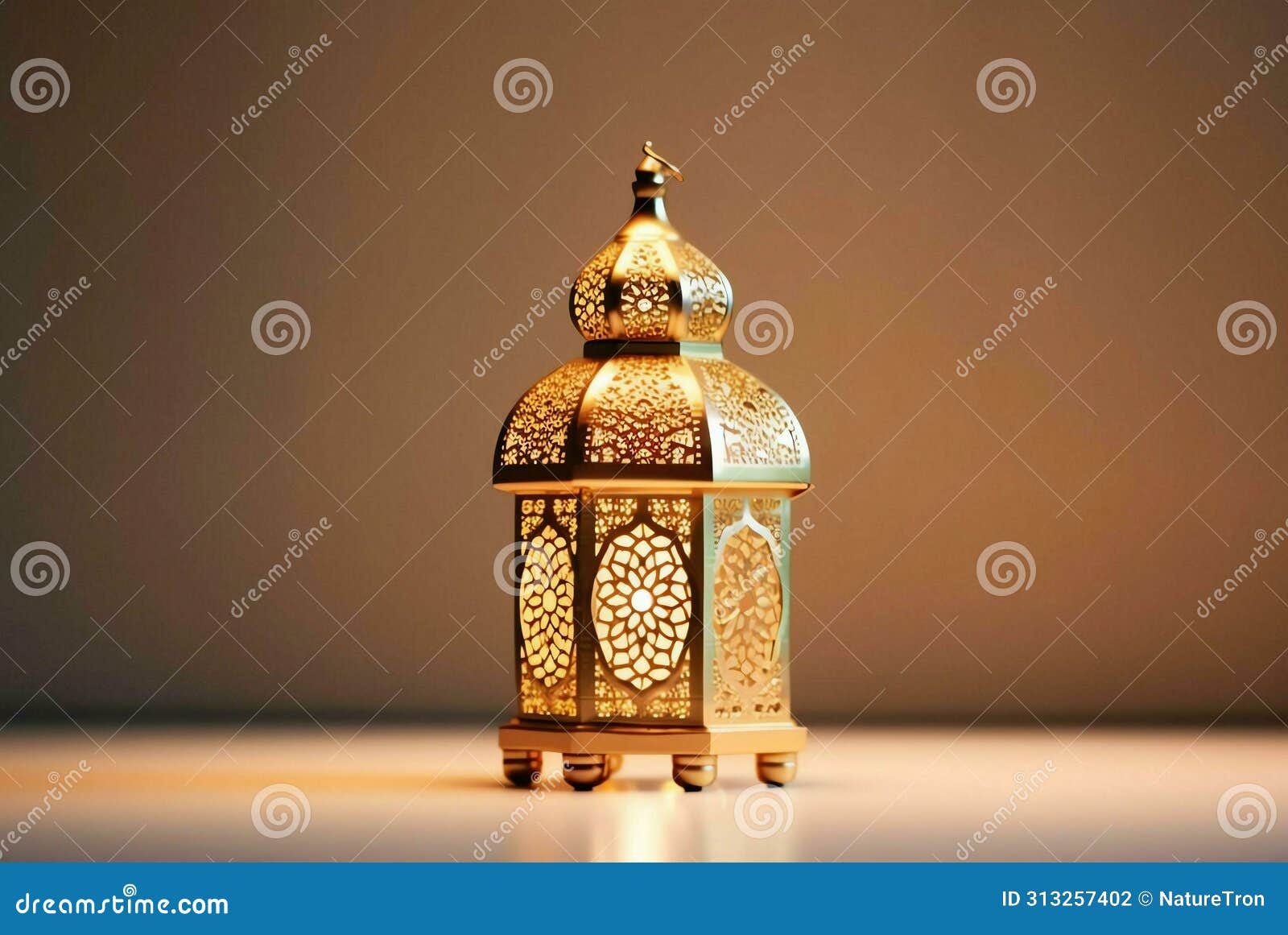 Arabic Lamp on the Wall Arabic Islamic Calligraphy Stock Illustration ...