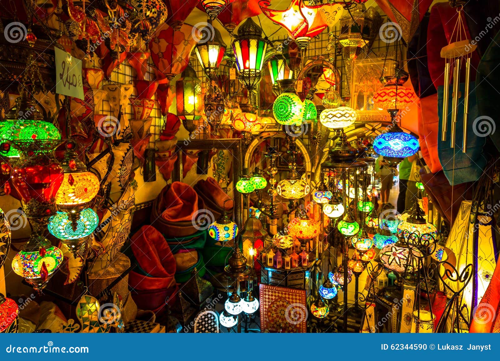 Arabic Lamps and Lanterns in the Marrakesh, Morocco Stock Photo - Image ...