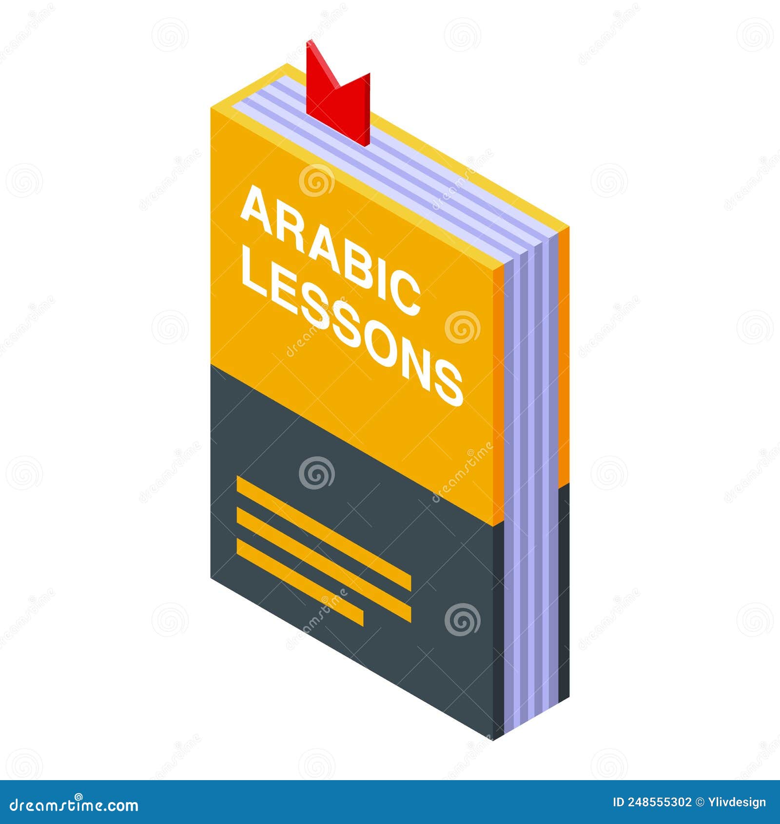Arabic Lesson Icons Set Cartoon Vector. Arabic Pupil In National Cloth ...