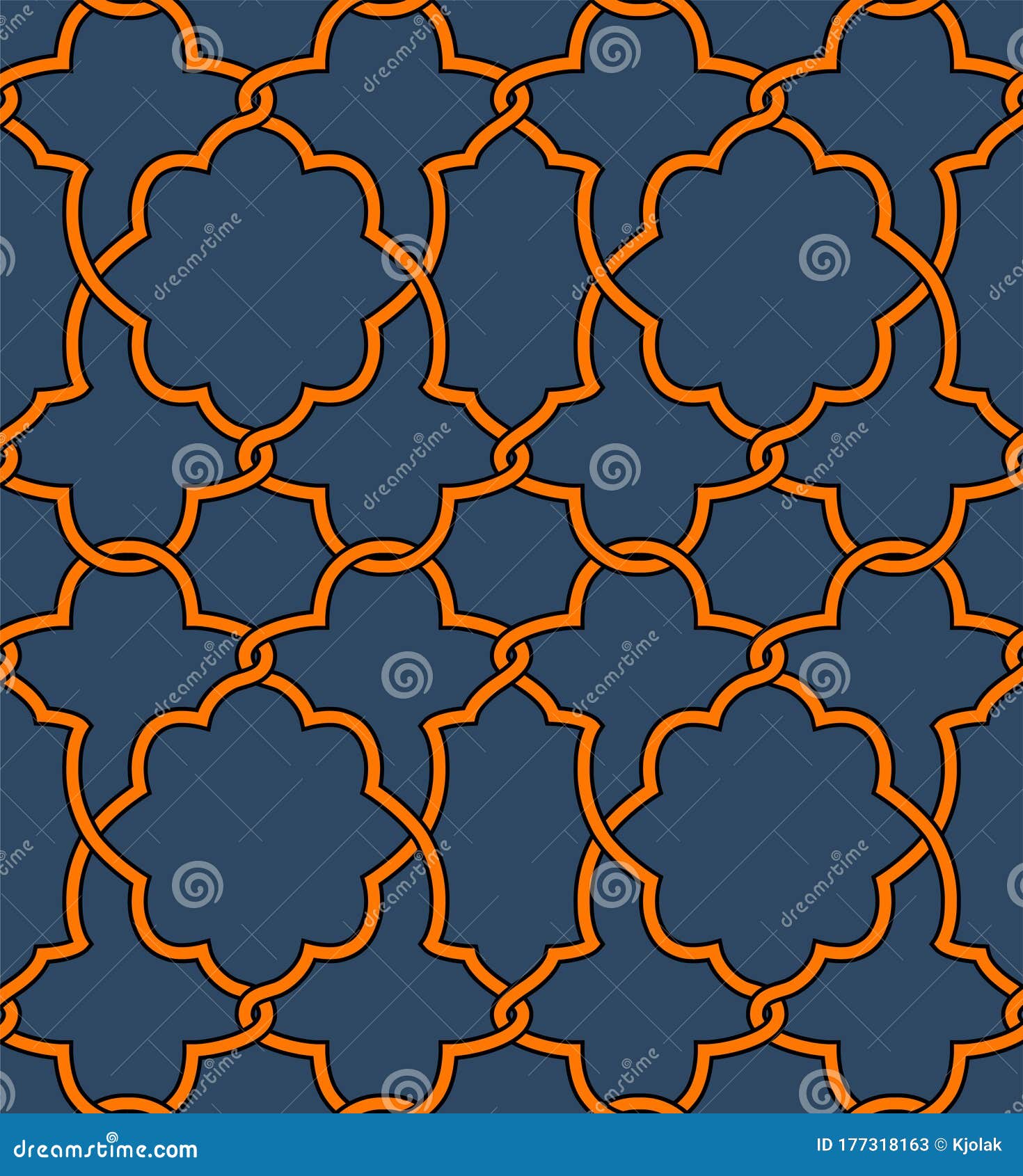 Arabic Line Pattern. Geometric Linear Background in Arabian Style Stock ...
