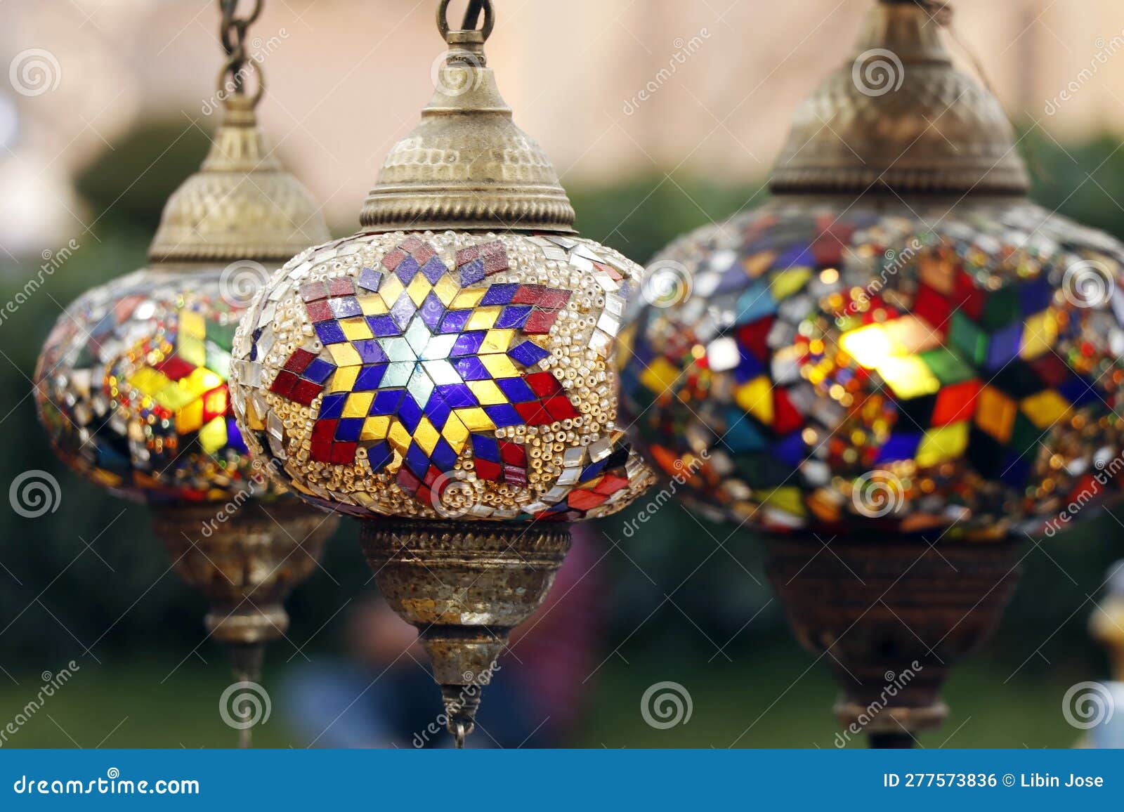 Arabic Mediterranean Designed Roof Ceiling Decorative Light Lamps Stock ...