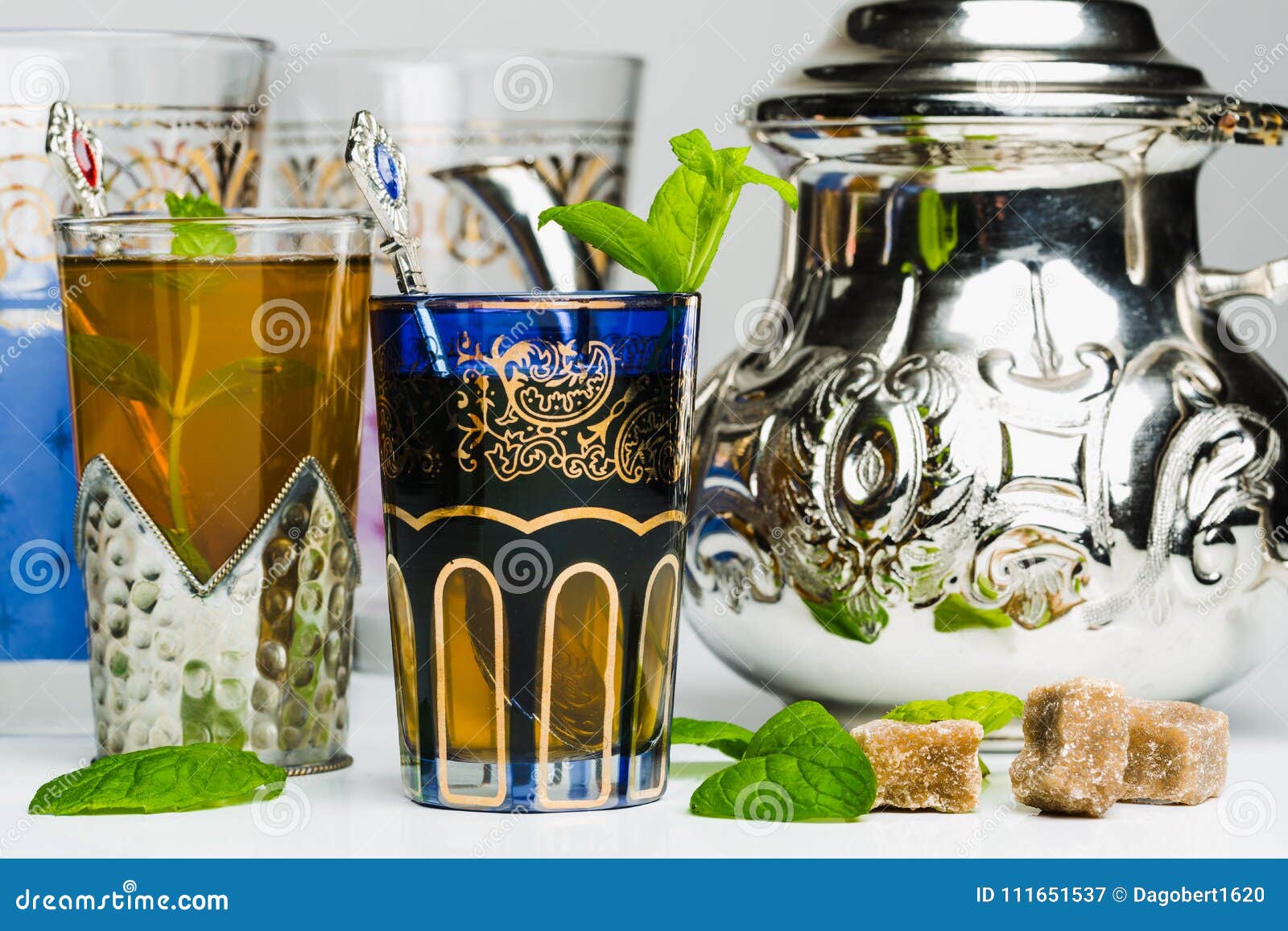 Arabic mint tea stock image. Image of closeup, culture - 111651537