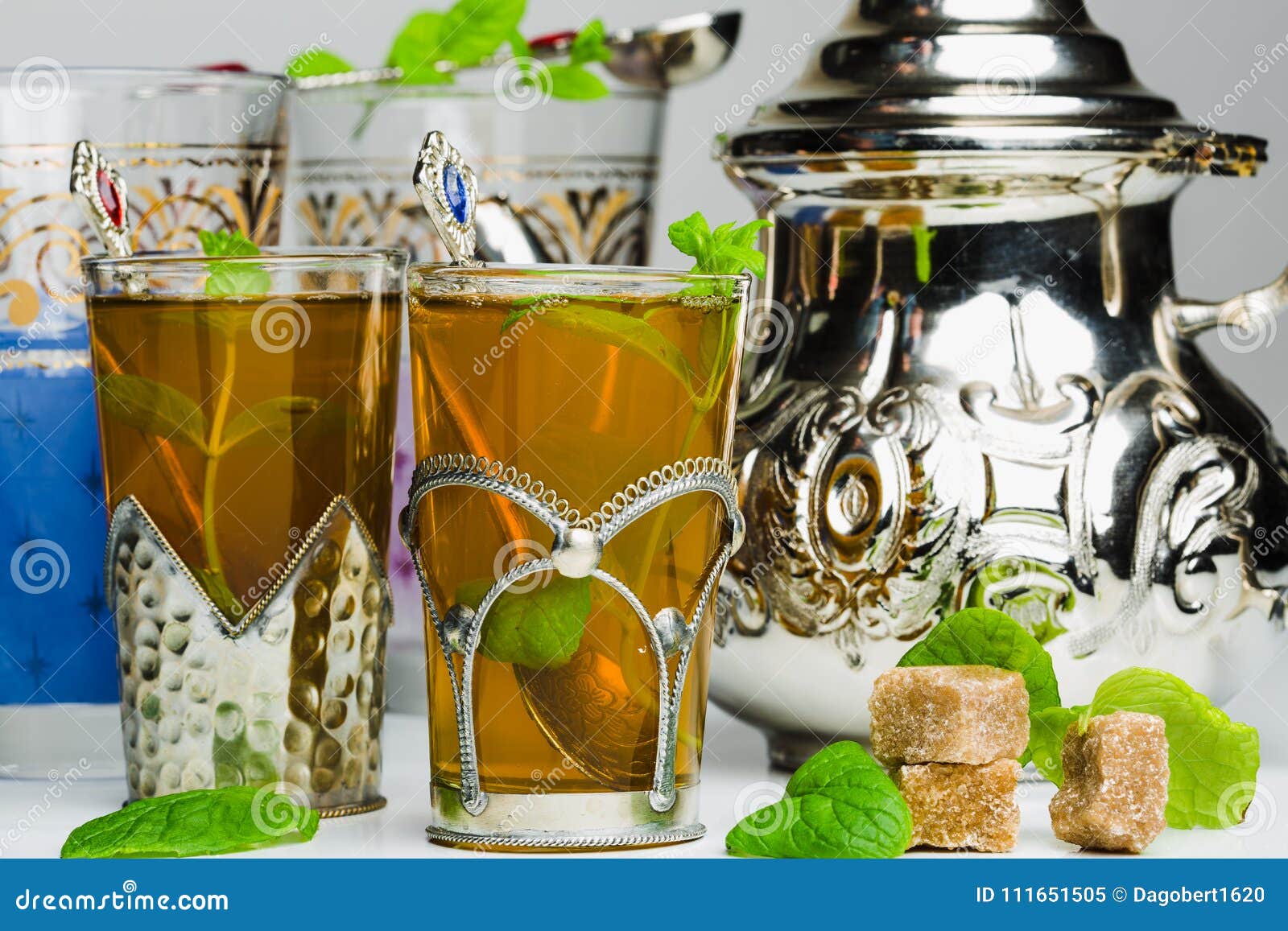 Arabic mint tea stock image. Image of herb, mint, cuisine - 111651505