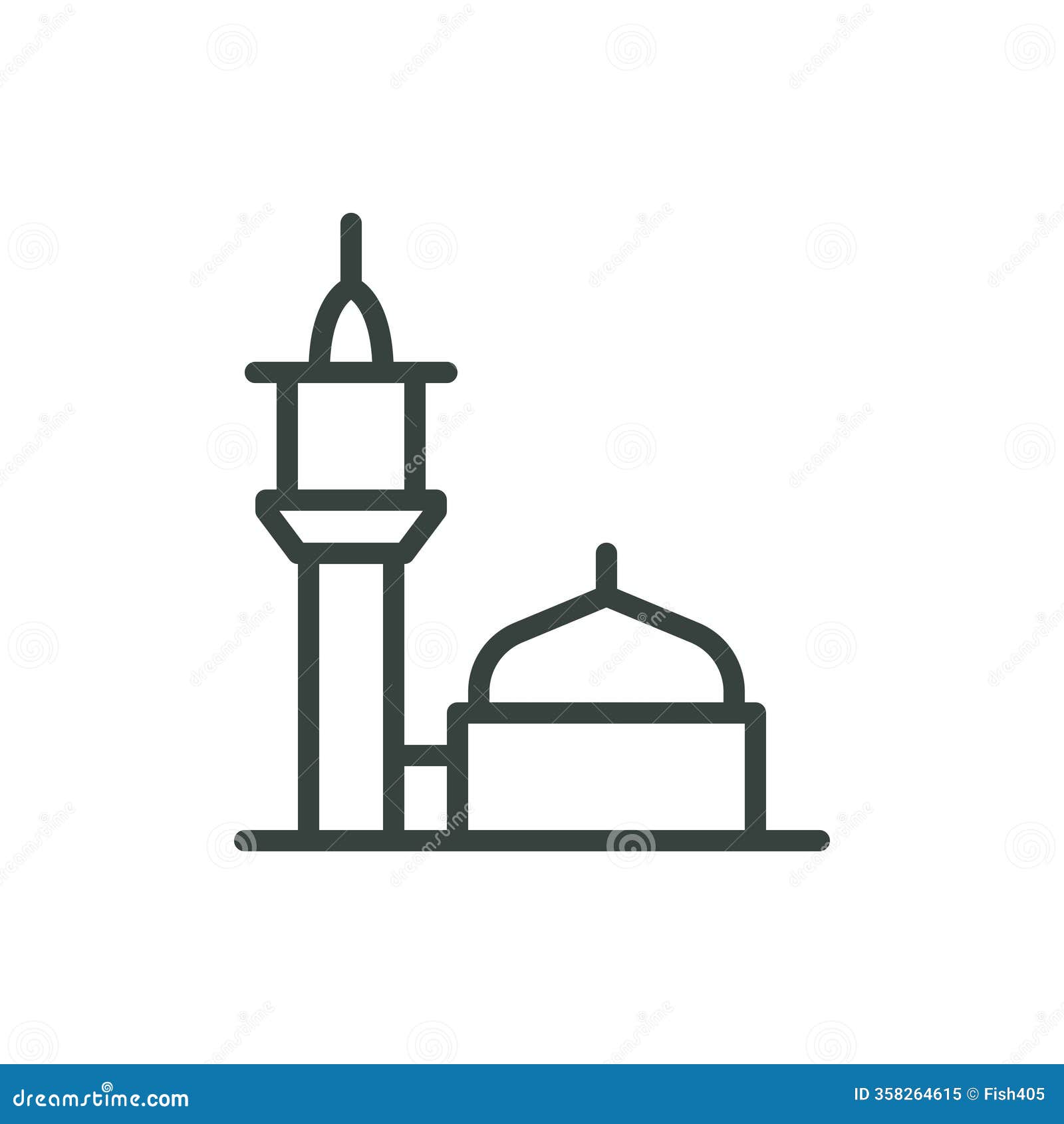 Mosque Or Masjid Filled Icon Vector Illustration | CartoonDealer.com ... Mosque Or Masjid Filled Icon Vector Illustration | CartoonDealer.com ...