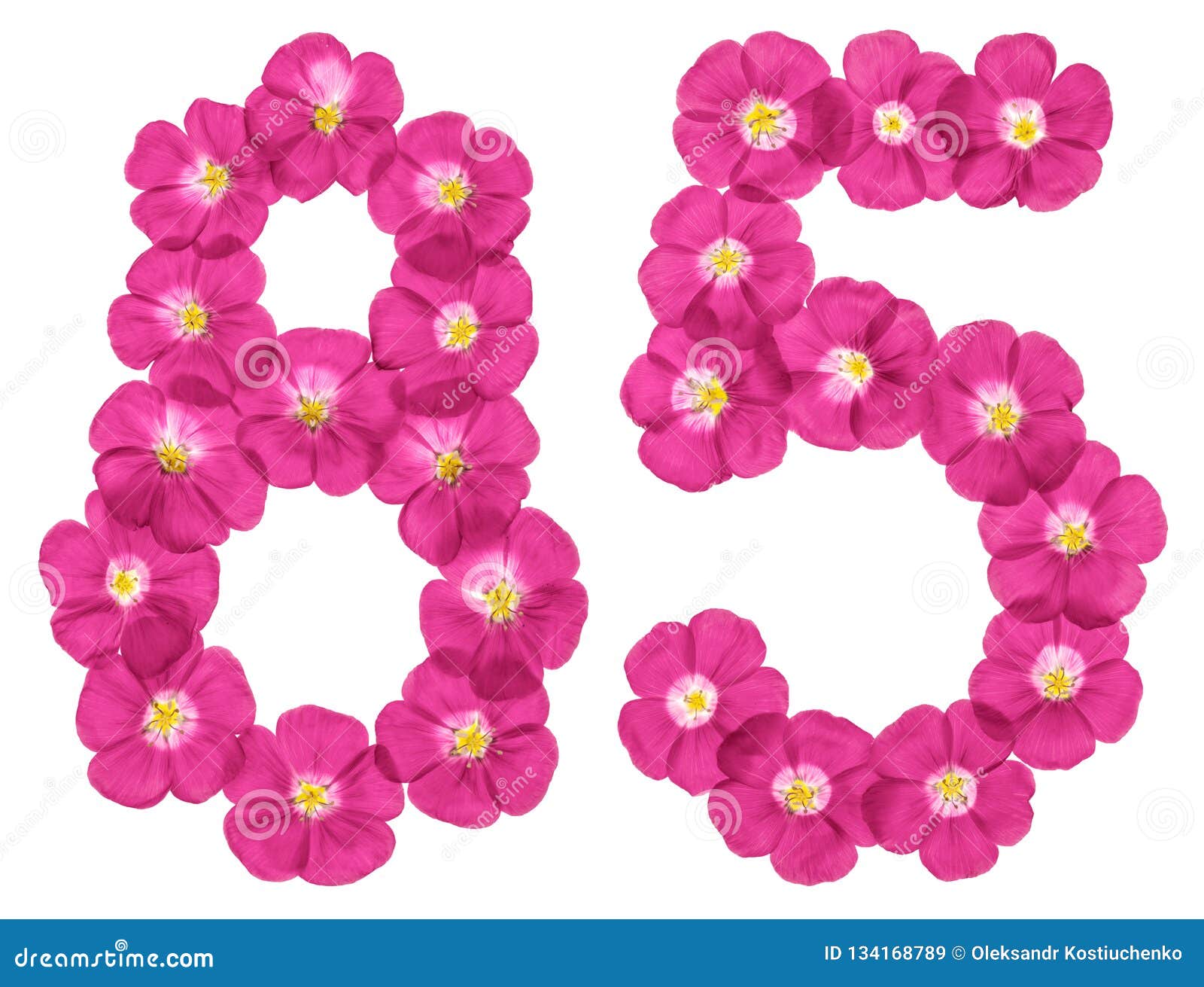 Numeral 83, Eighty Three, Isolated On White Background, 3d Rende Stock ...