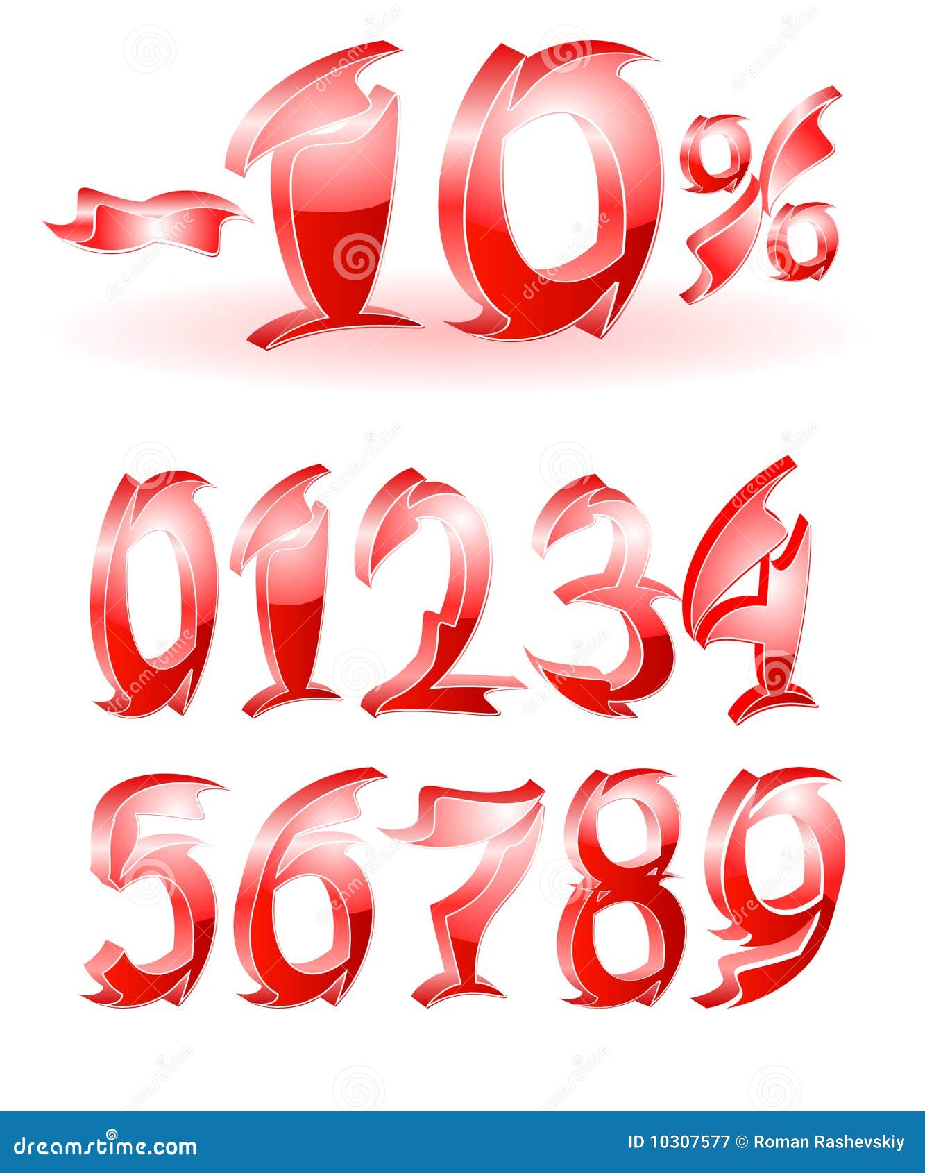 Arabic numerals design stock illustration. Illustration of pattern ...