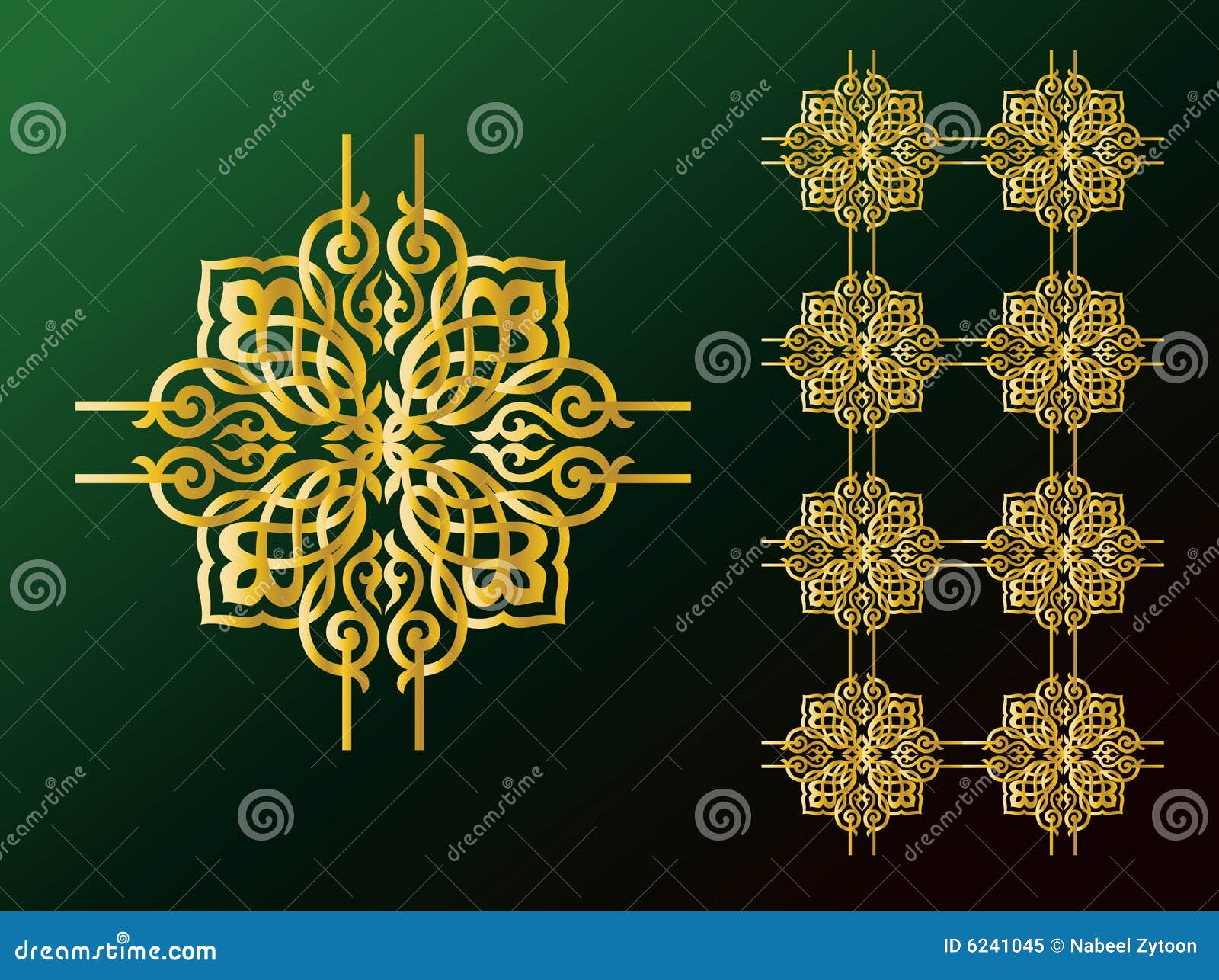 Arabic Ornaments stock vector. Illustration of arab, celebration - 6241045
