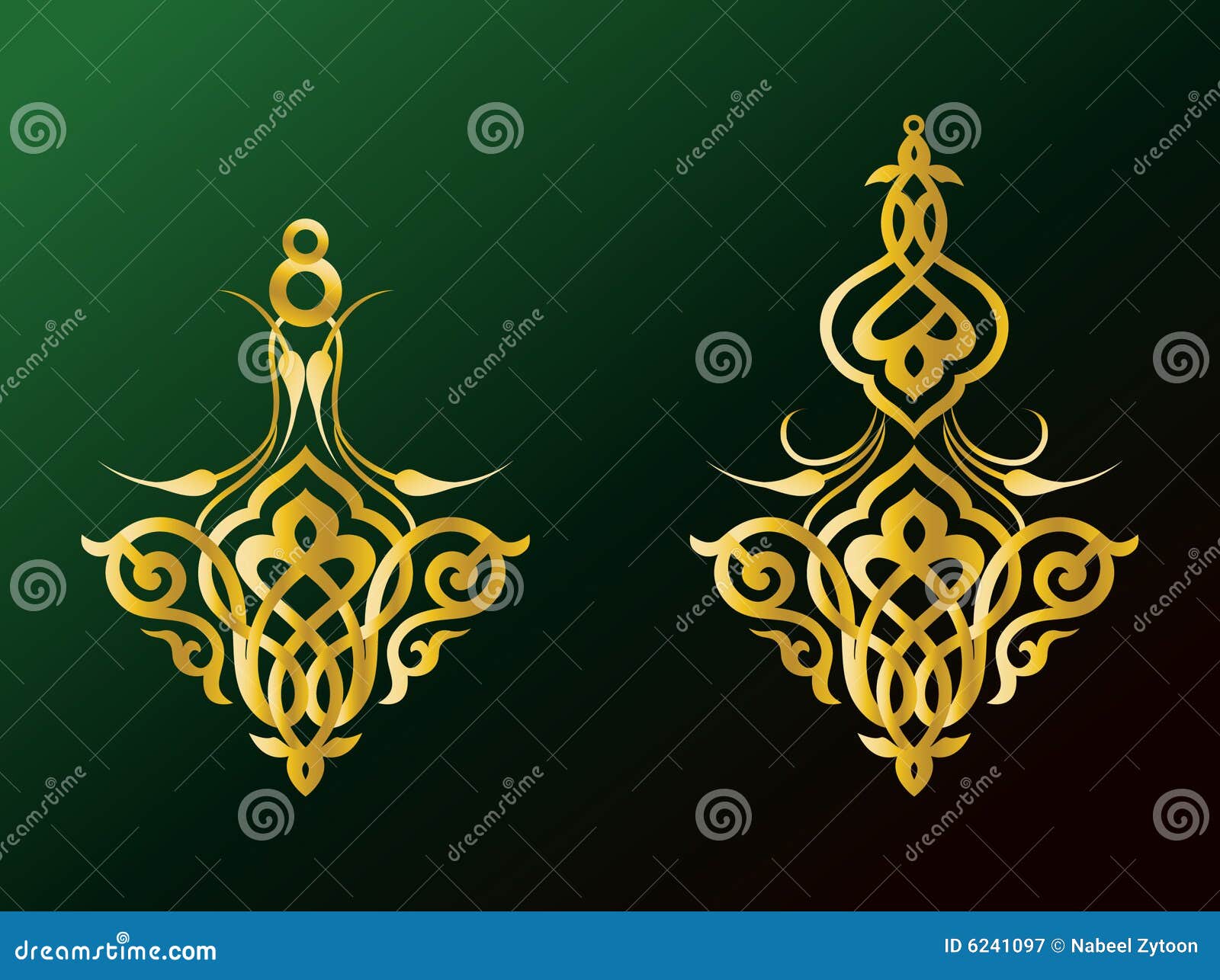 Arabic Ornaments stock vector. Illustration of elegance - 6241097