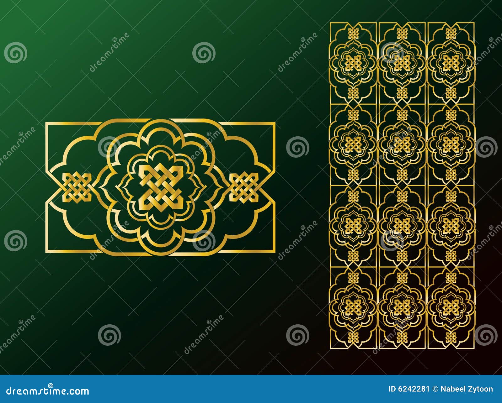 Arabic Ornaments stock vector. Illustration of figure - 6242281