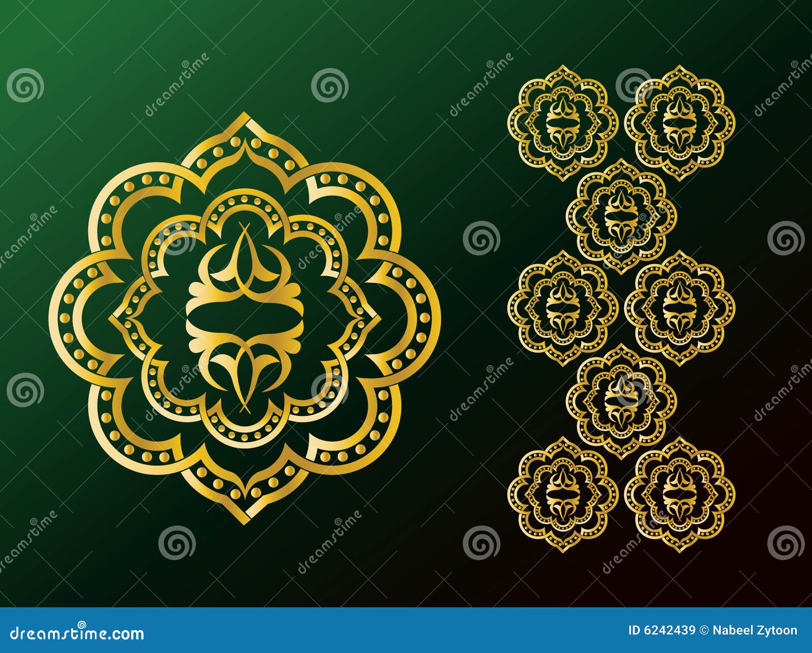 Arabic Ornaments stock vector. Illustration of ancient - 6242439