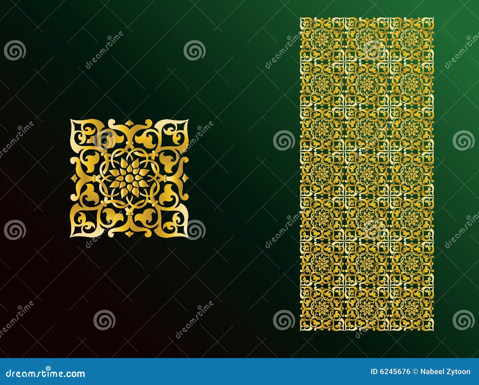 Arabic Ornaments stock vector. Illustration of ancient - 6245676