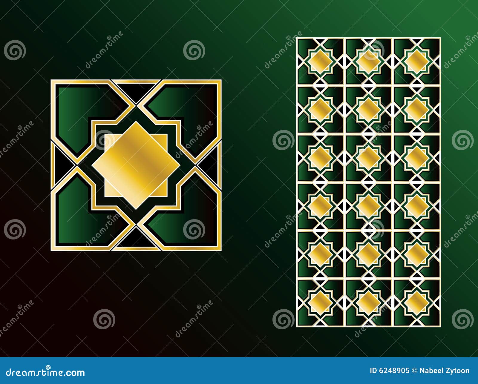 Arabic Ornaments stock vector. Illustration of islamic - 6248905
