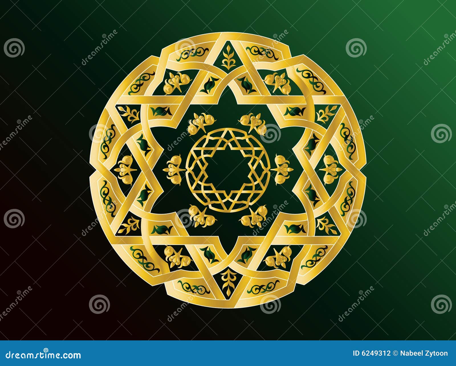 Arabic Ornaments stock vector. Illustration of fabric - 6249312