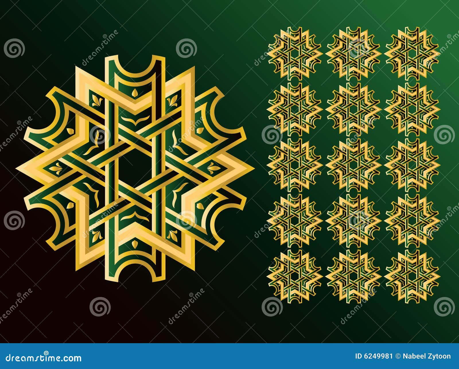 Arabic Ornaments stock vector. Illustration of jewel, islamic - 6249981