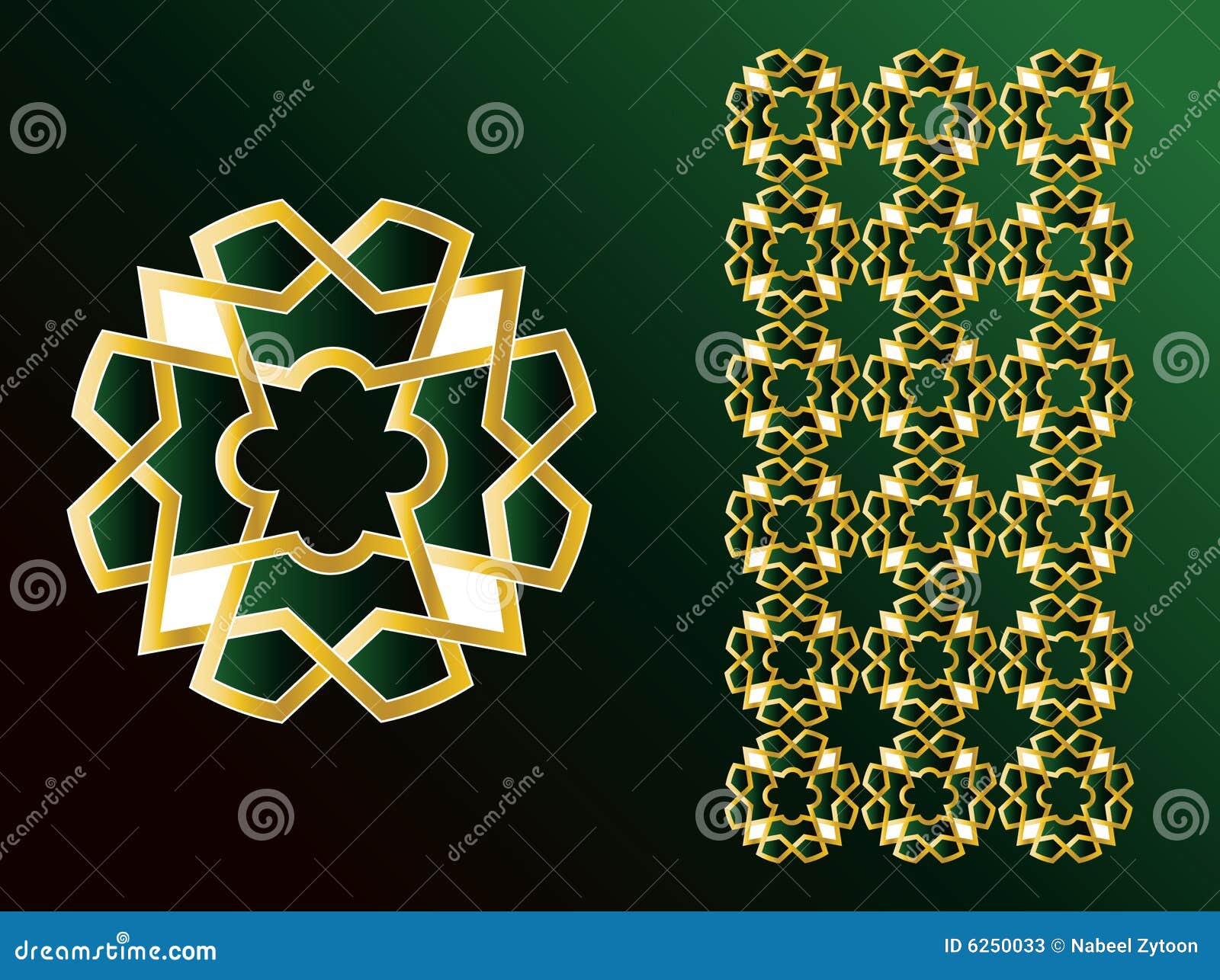 Arabic Ornaments stock illustration. Illustration of card - 6250033